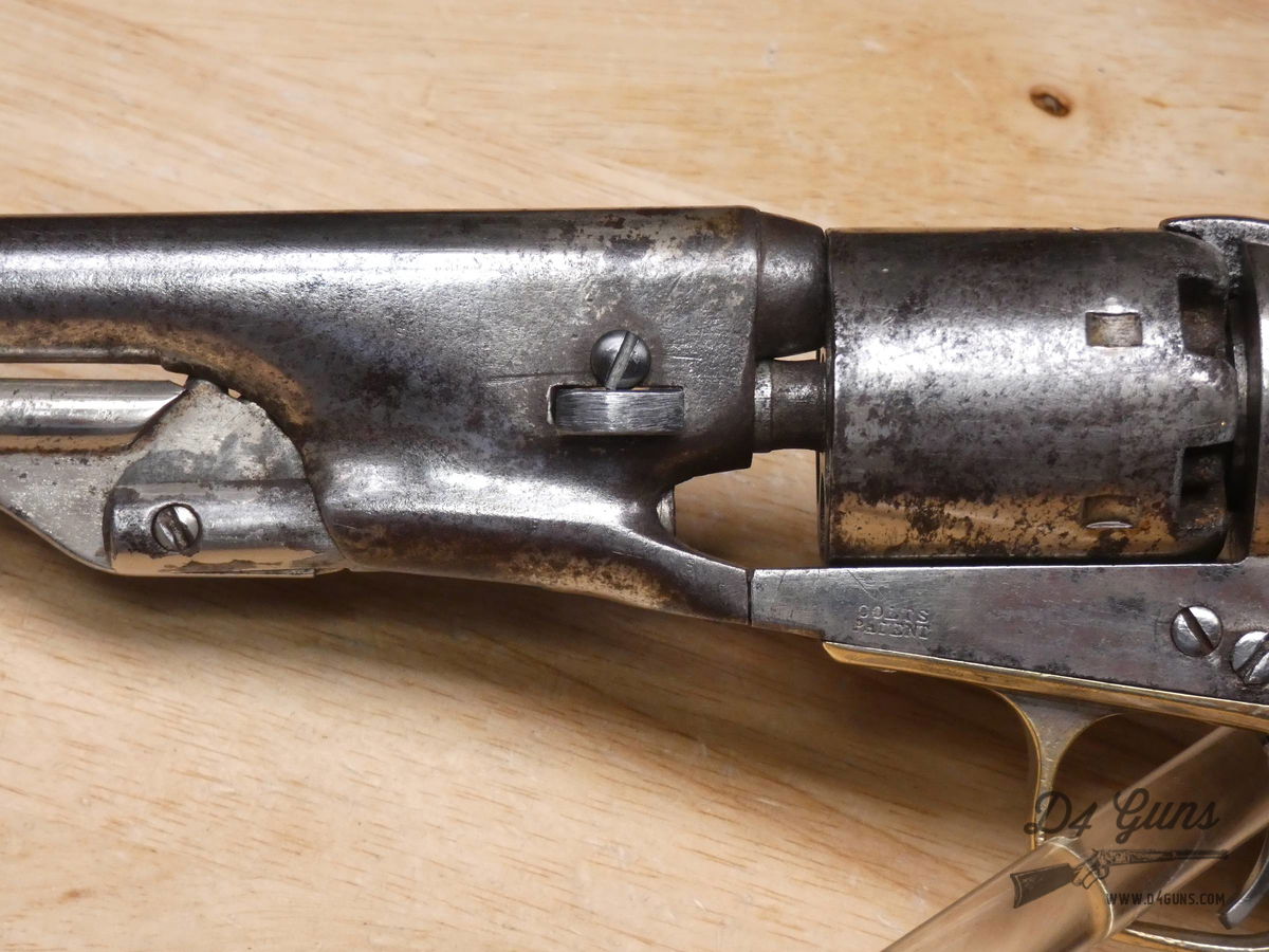 FIRST YEAR PRODUCTION Colt Model 1861 Navy - .36 Cal - M1861 - Cap ...