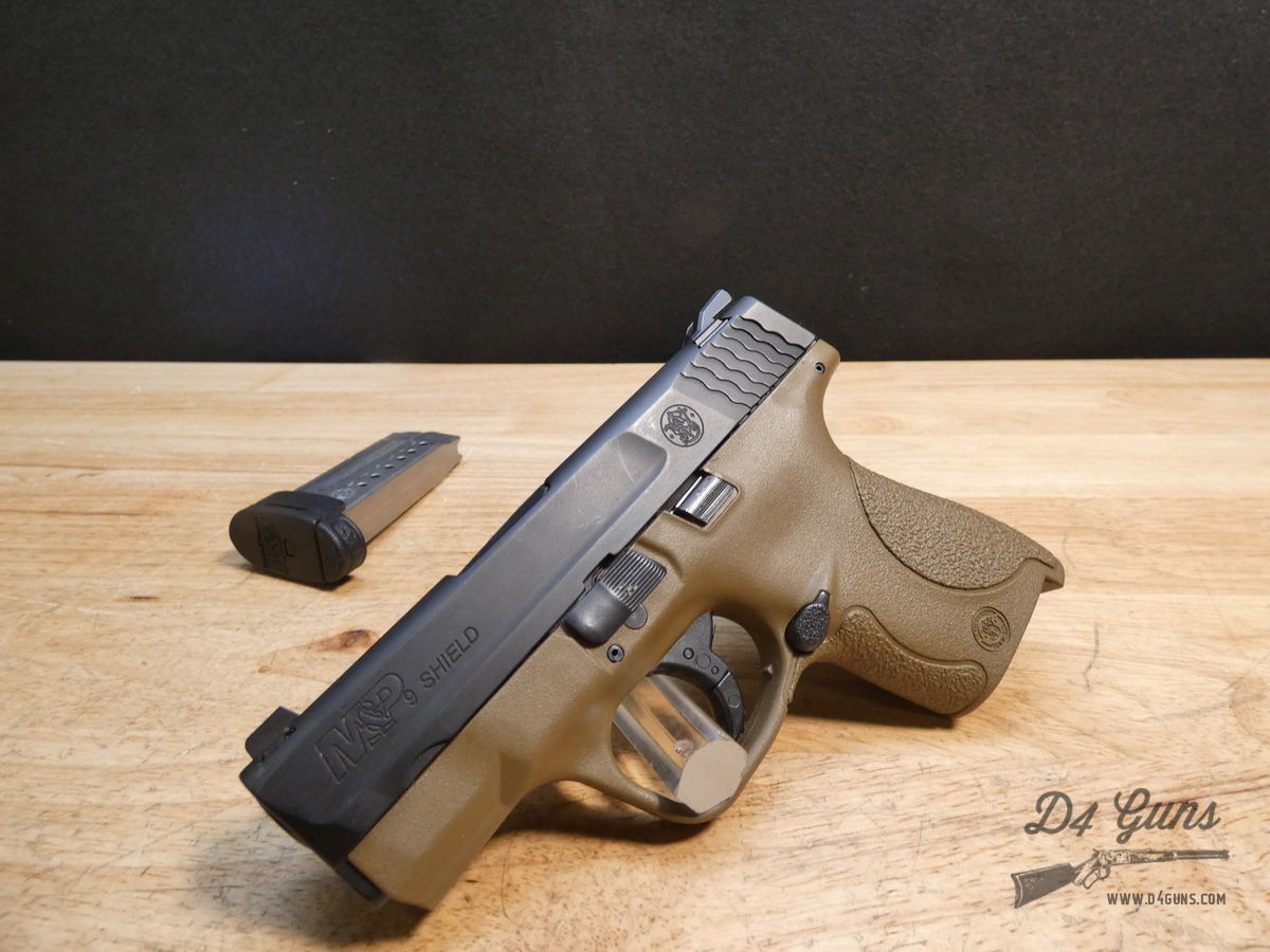 Smith & Wesson M&P9 Shield - 9mm - S&W M&P 9 - FDE - CCW - Semi Auto ...