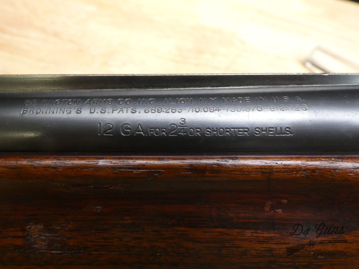 Remington Model 11 - 12 Gauge - Lyman Cuts Choke - Classic Semi - Auto ...
