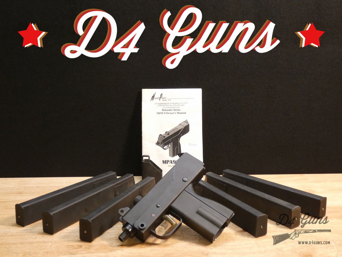 Masterpiece Arms MPA930 Defender - 9mm - MAC Clone - MPA - MAC-11 - 6 ...