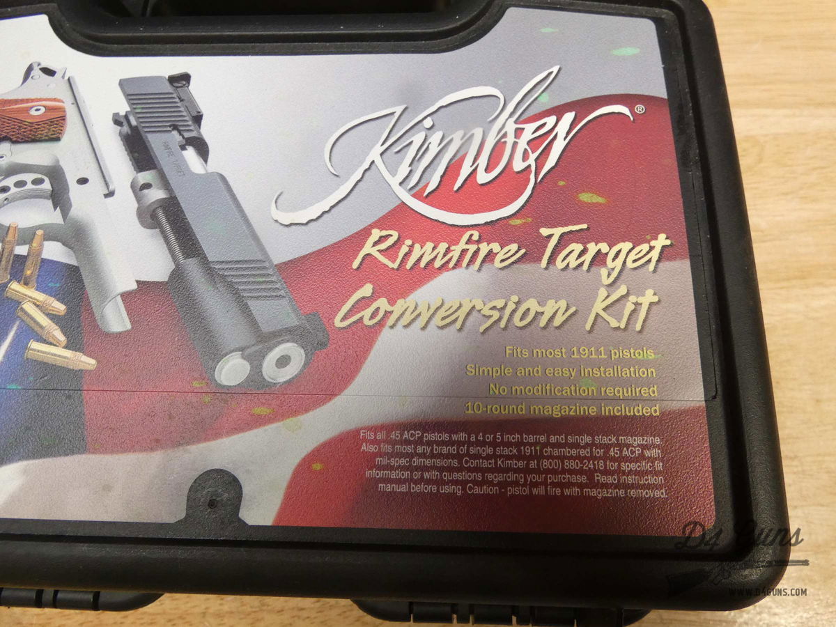 Kimber Rimfire Target 1911 Slide Assembly - .22 LR - w/ OG Case & 2 ...