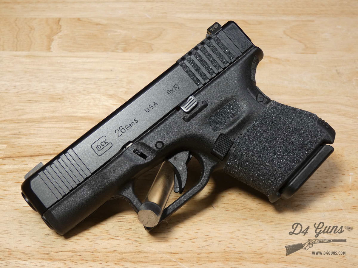 Glock 26 Gen5 - 9mm - w/ OG Case & MORE - G26 Gen 5 - Talon Grips ...