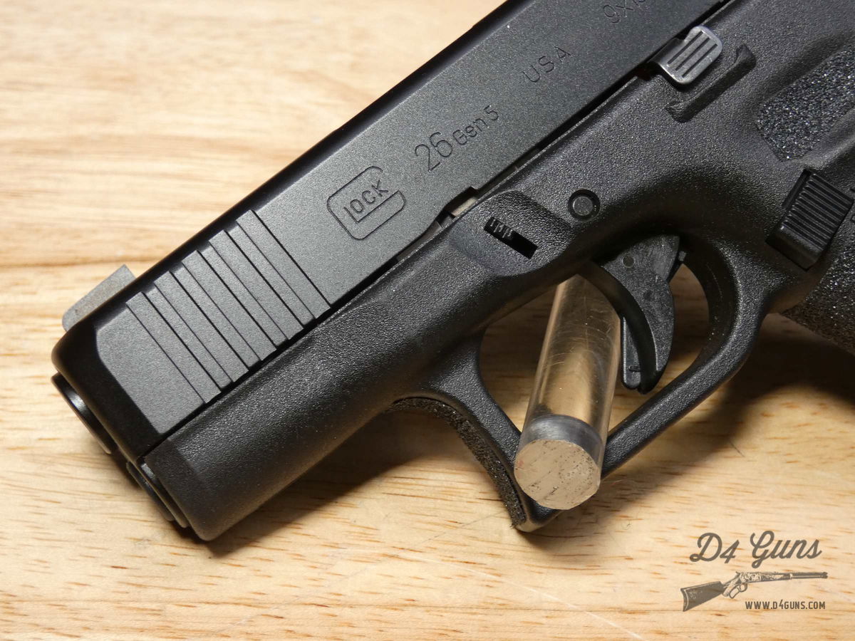 Glock 26 Gen5 - 9mm - w/ OG Case & MORE - G26 Gen 5 - Talon Grips ...