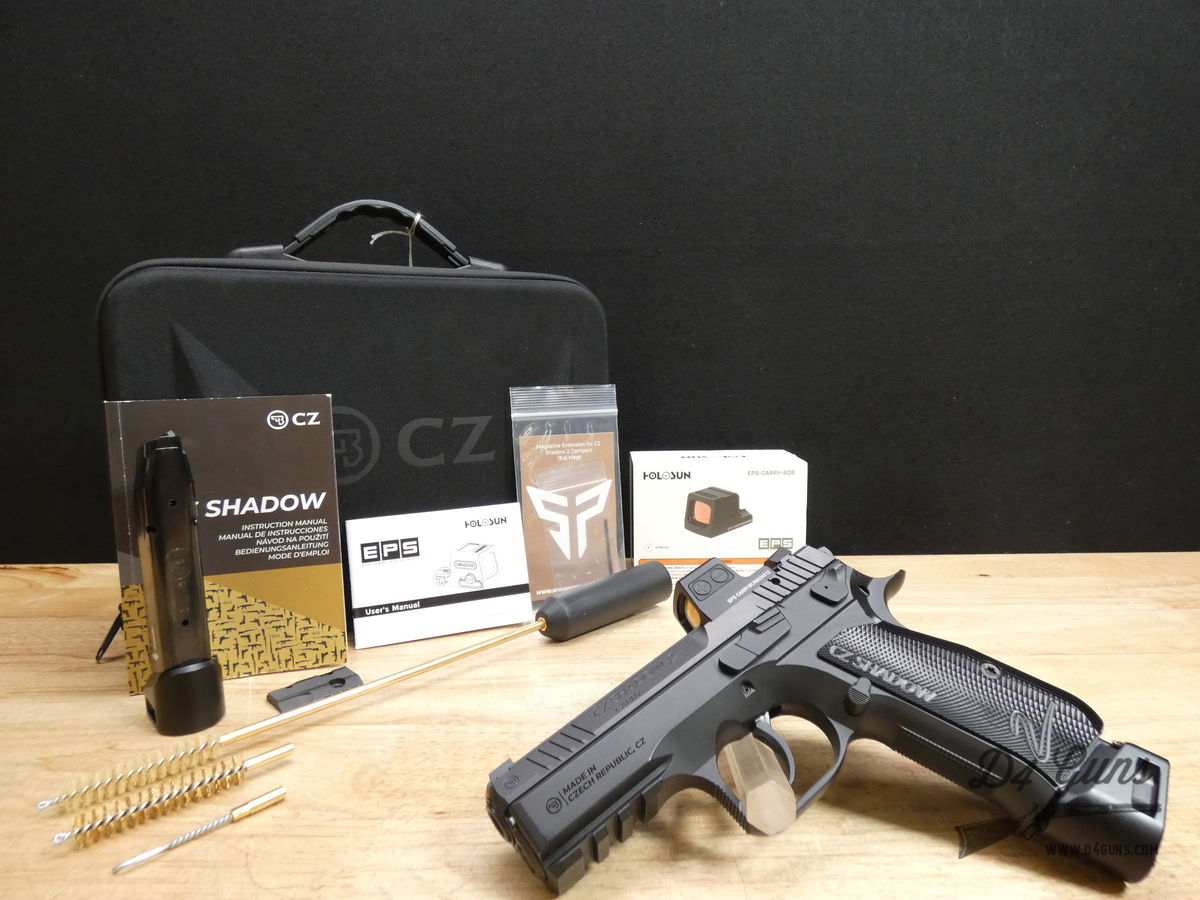 CZ Shadow 2 Carry - 9mm - w/ Holosun EPS Carry & MORE - CZ 75 - XLNT ...