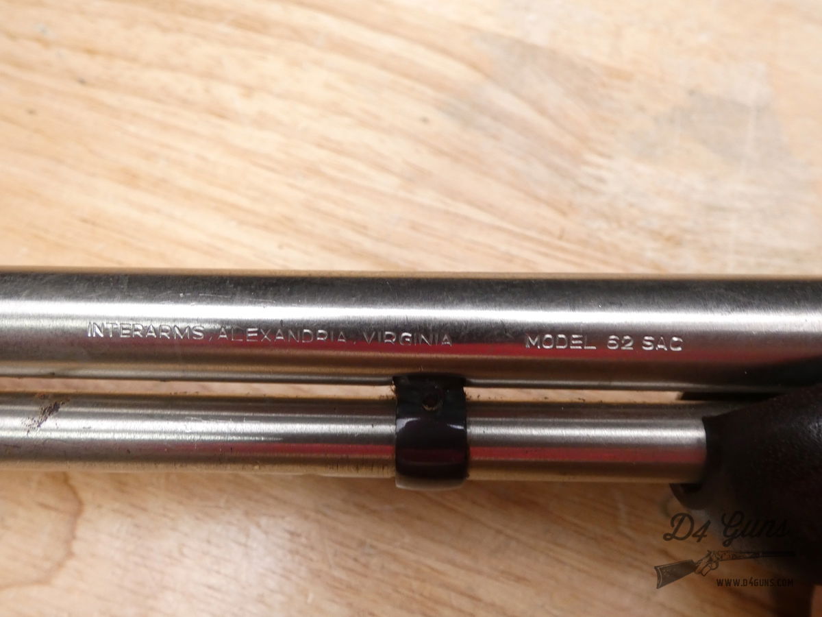 Interarms Rossi 62 SAC - .22 S/L/LR - Nickel - Takedown - Pump Action ...