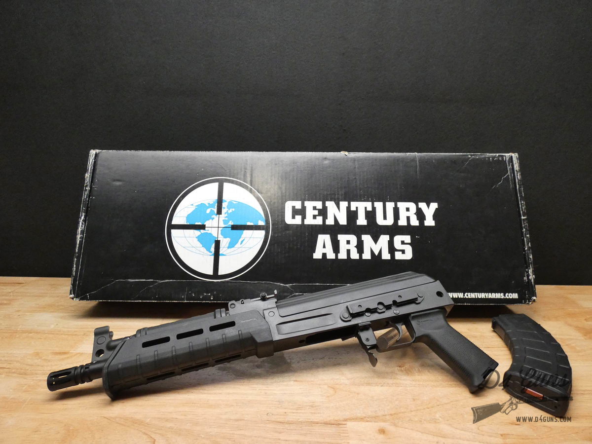 Century Arms C39V2 Pistol - 7.62x39mm - MOE - AK47 - Scope Rail ...