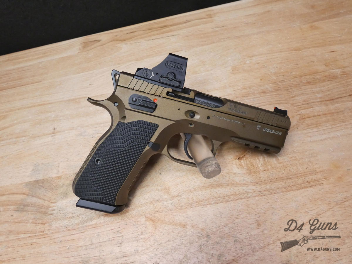 CZ Shadow 2 Compact - 9mm - Burnt Bronze - w/ Holosun HE508T Red Dot ...