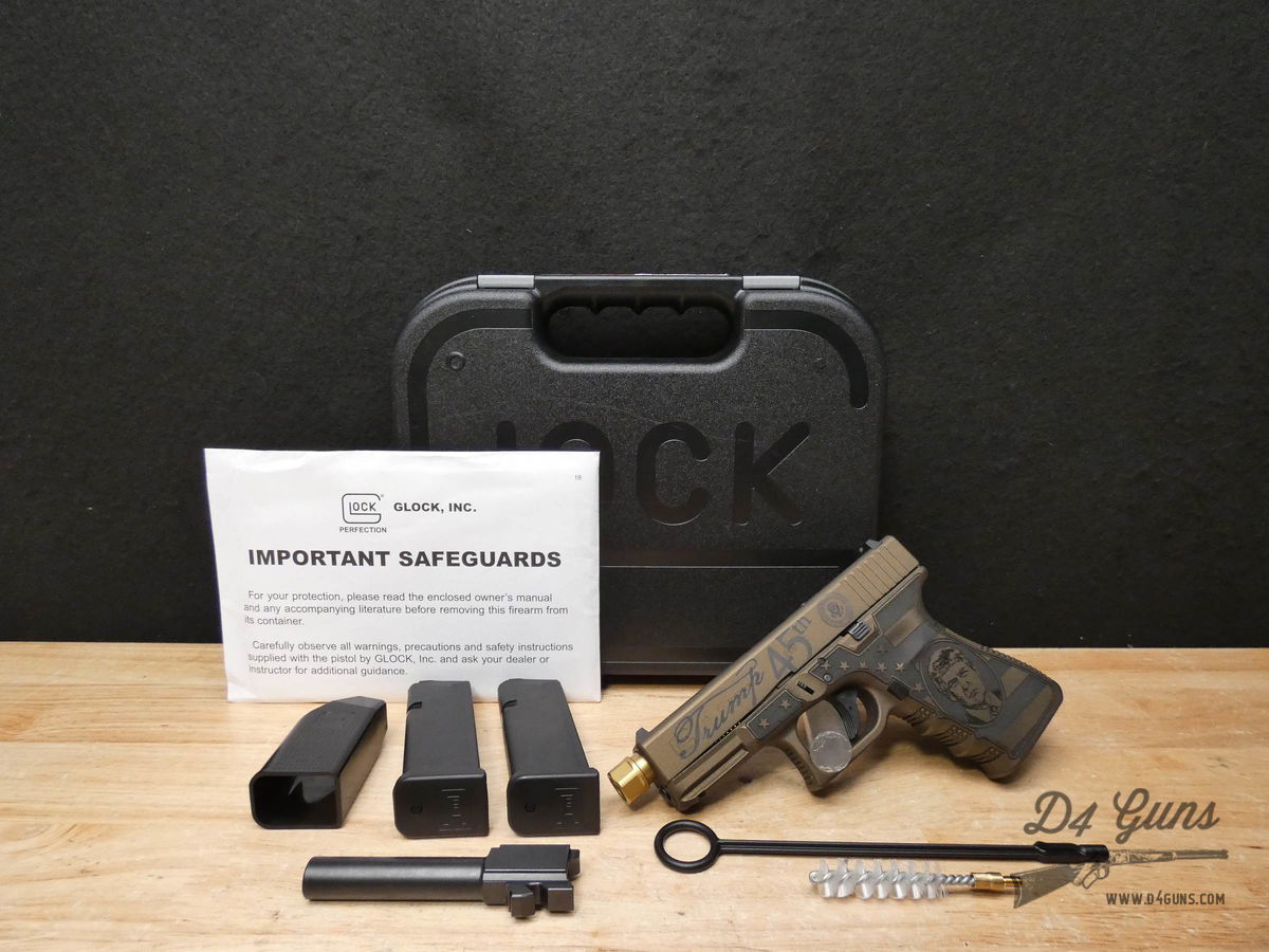 Glock 19 Gen3 Trump 45th Edition - 9mm - G19 - Gen 3 - CCW - Donny T ...