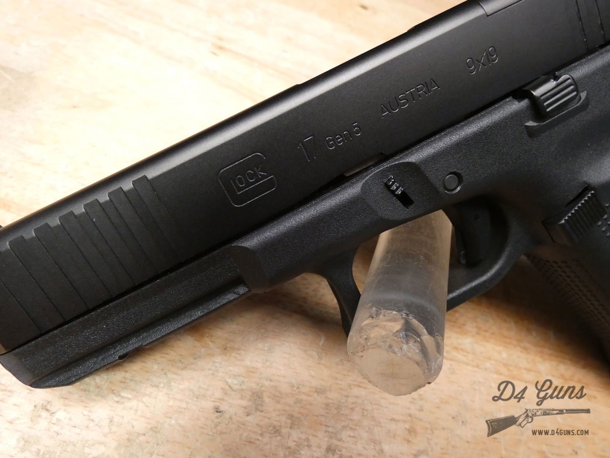 Glock 17 MOS Gen5 - 9mm - G17 - 3 Mags - Austria - Optic-Ready - XLNT ...