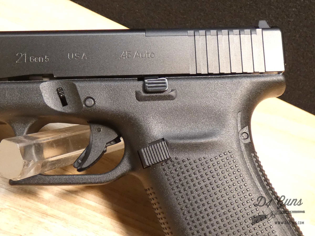 Glock 21 Gen 5 MOS - .45 ACP - G21 Gen5 - 4 Mags & OG Case - USA - Semi ...