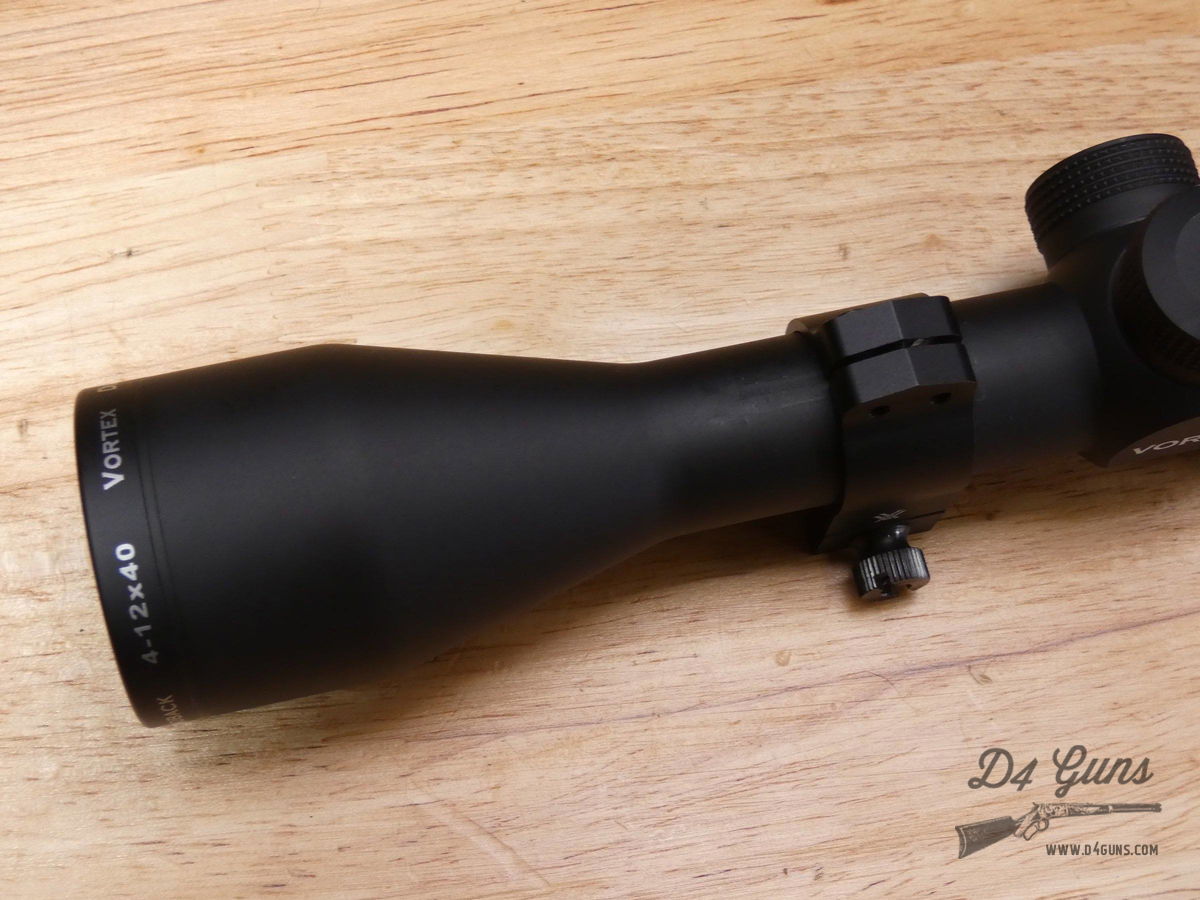 Vortex Diamondback 4-12x40 Riflescope - XLNT w/ Rings - O - Gun Scopes ...
