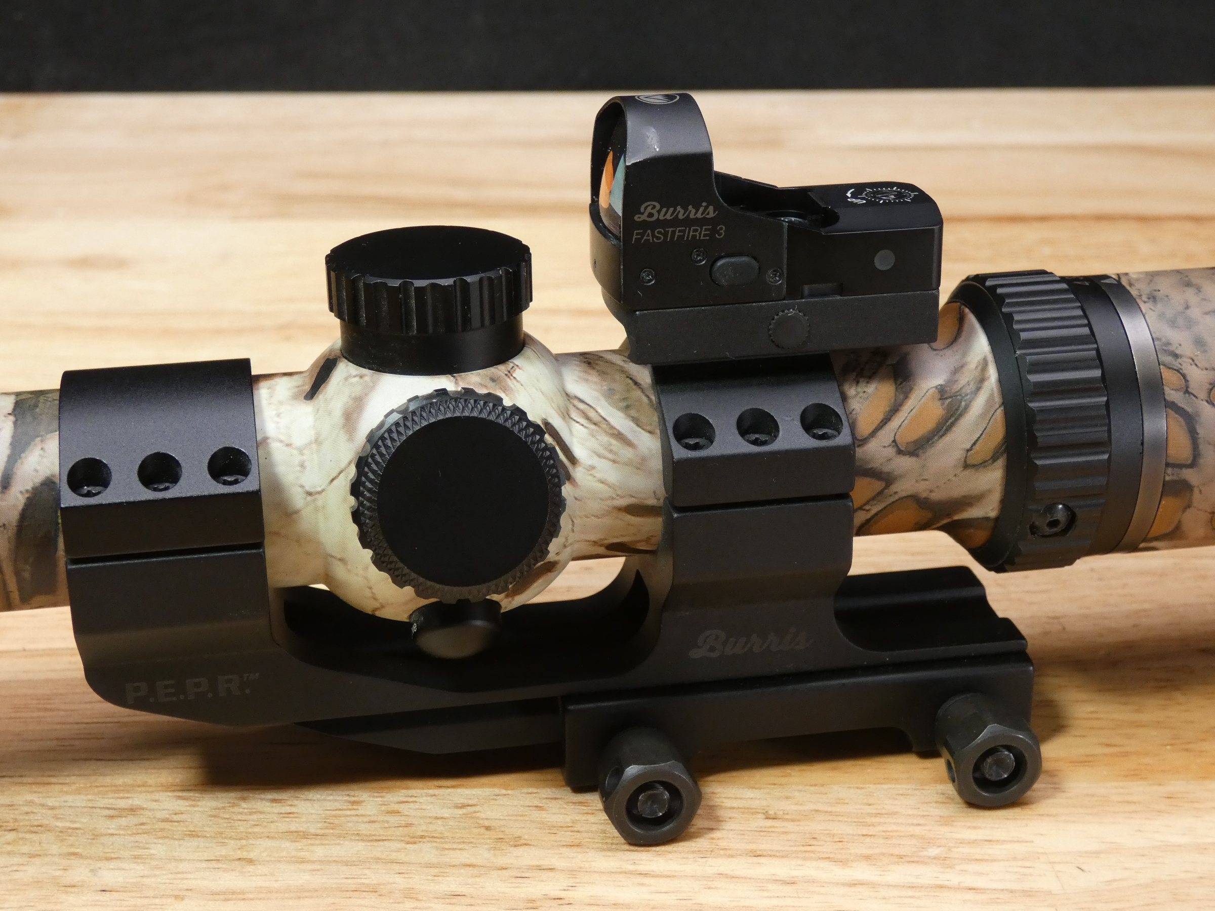 Burris MTAC Riflescope Combo FastFire III & PEPR Mount - XLNT Condition ...