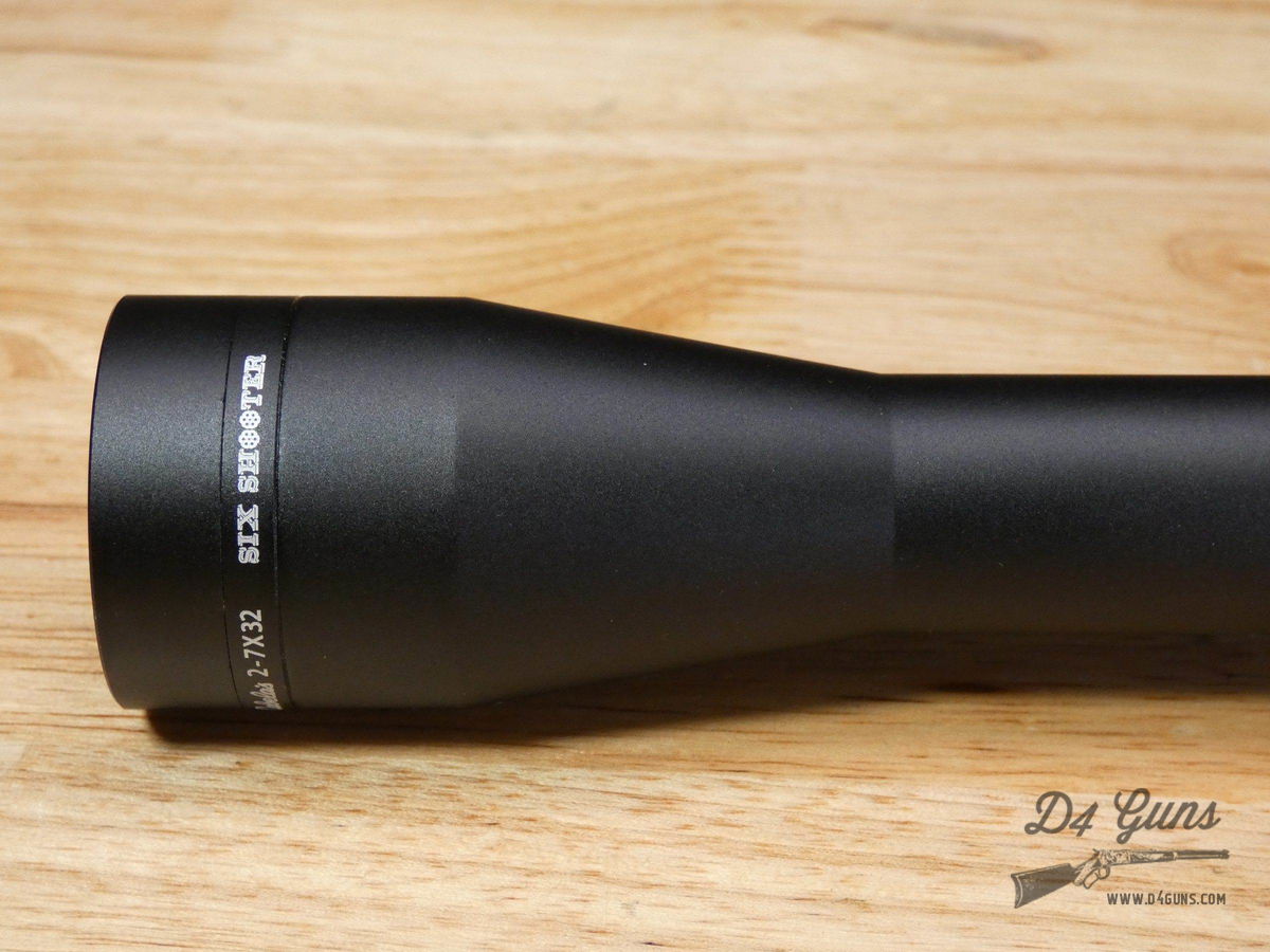 Cabelas Six Shooter 2-7x32 Pistol Scope - w/ OG Box - Extended Eye ...