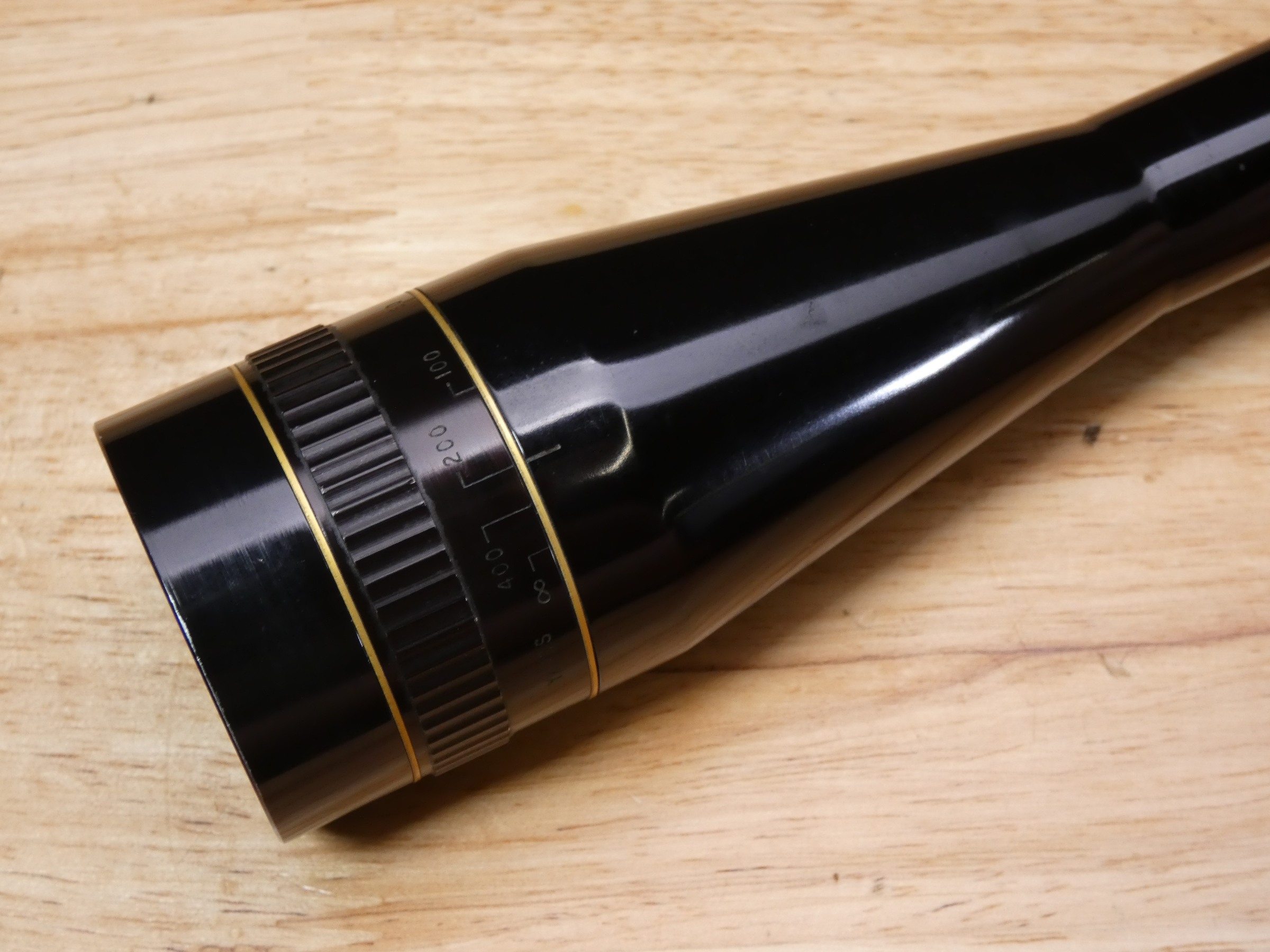 Leupold M8 12x40 Fixed Power Riflescope - M8-12x - Classic Gold Ring ...