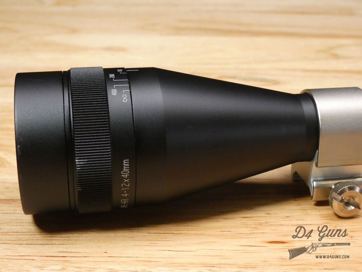 Leupold Mark AR 4-12x40 Riflescope - MK-AR w/ Adjustable Objective - AO ...