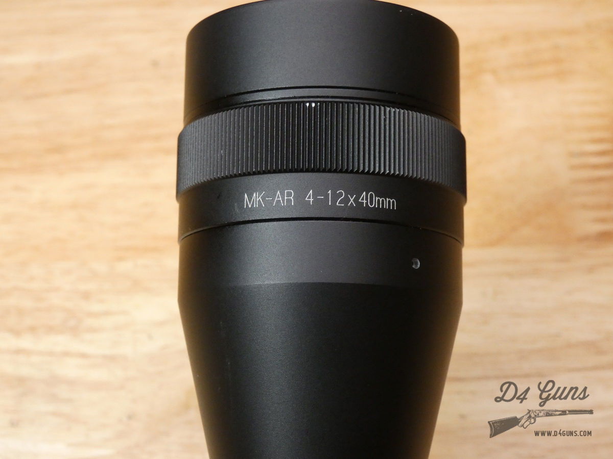 Leupold Mark AR 4-12x40 Riflescope - MK-AR w/ Adjustable Objective - AO ...