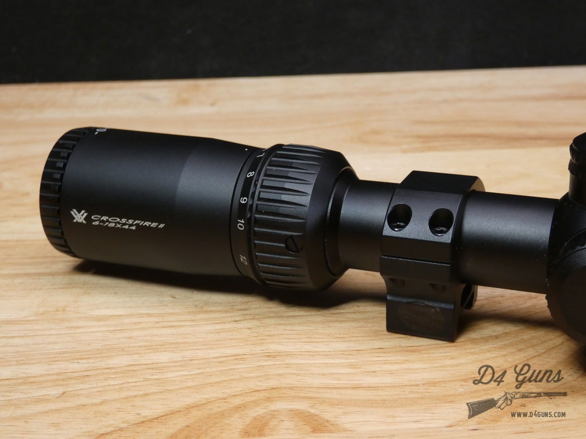 Vortex Crossfire II 6-18x44 AO Riflescope - XLNT w/ Rings - Dead Hold ...