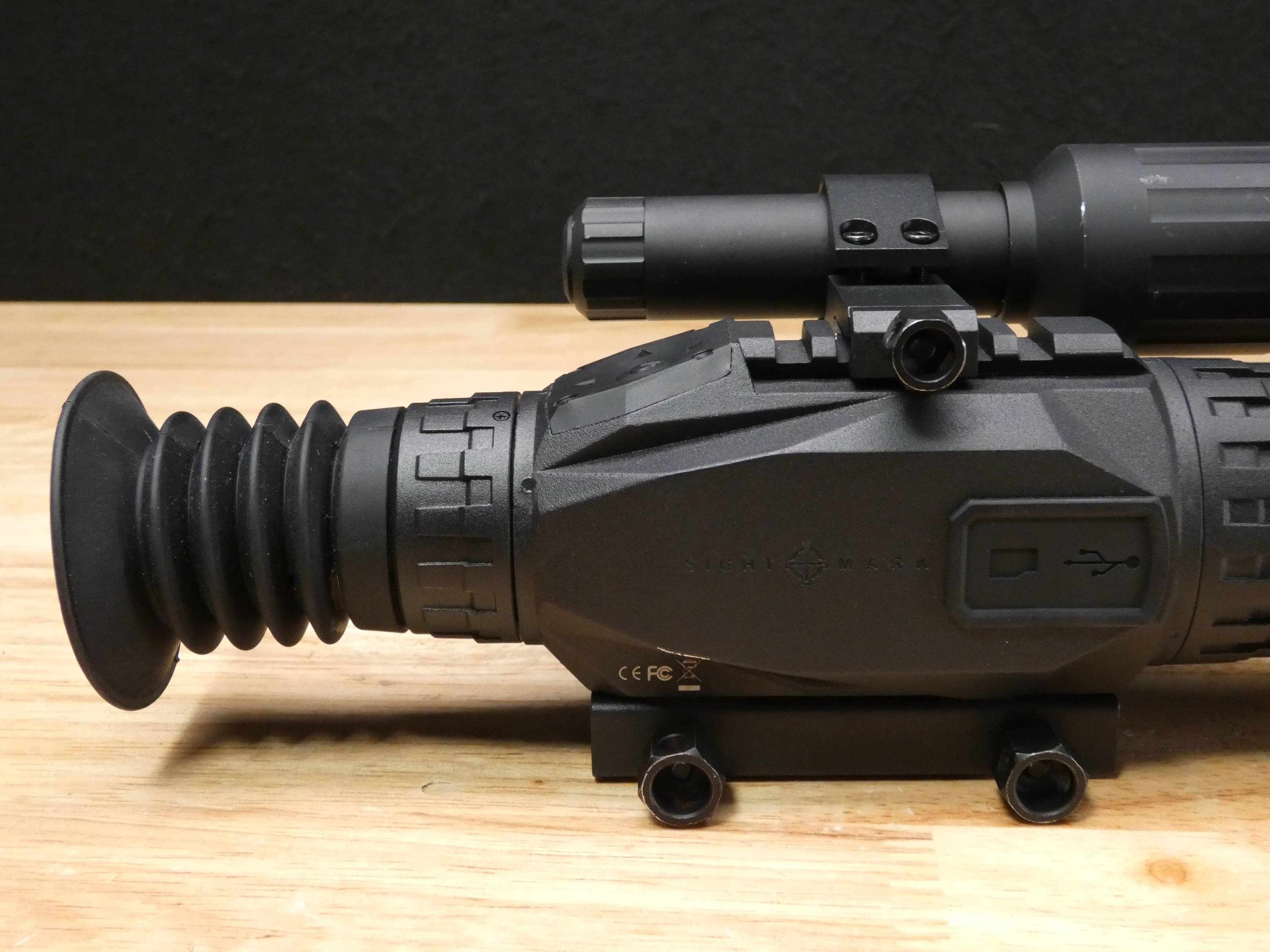 Sightmark Wraith HD 4-32x50 Digital Night Vision Riflescope - O - Gun ...