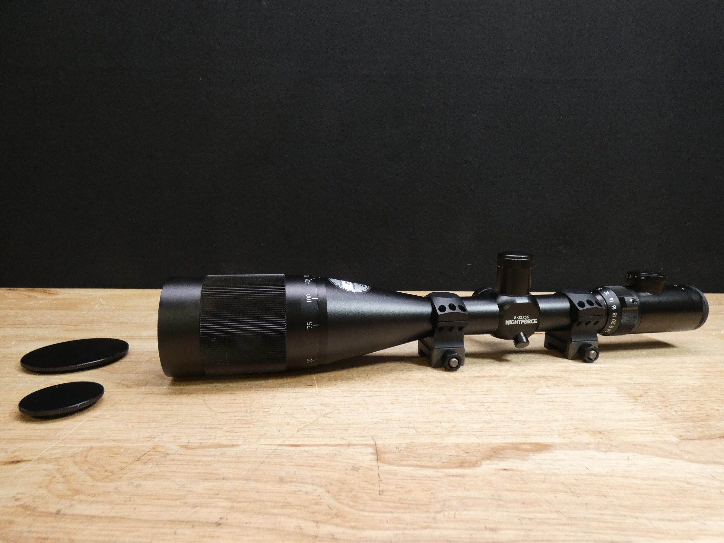 NightForce Precision Benchrest 8-32x56 Riflescope - w/NF Rings - XLNT ...