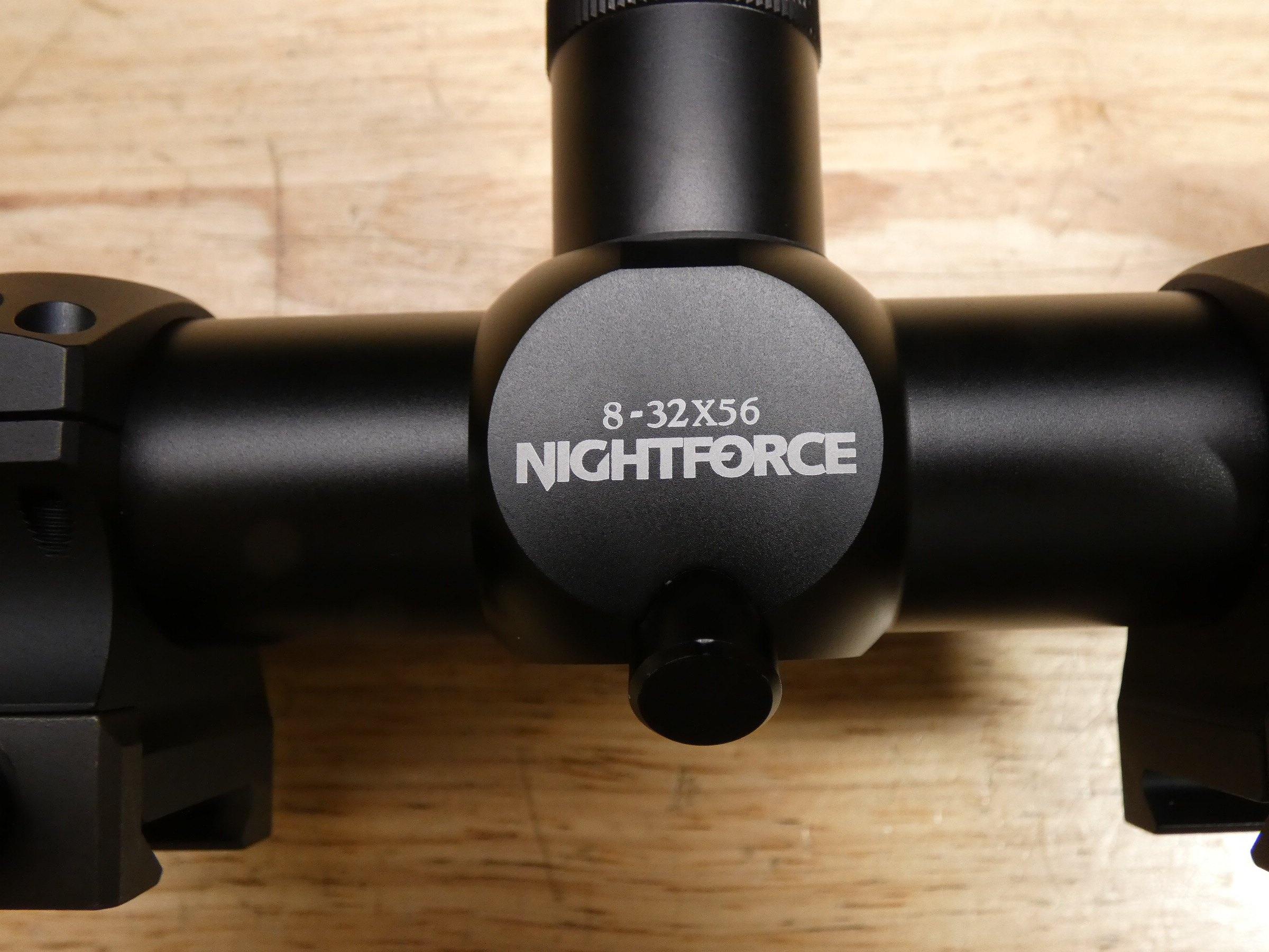 NightForce Precision Benchrest 8-32x56 Riflescope - w/NF Rings - XLNT ...