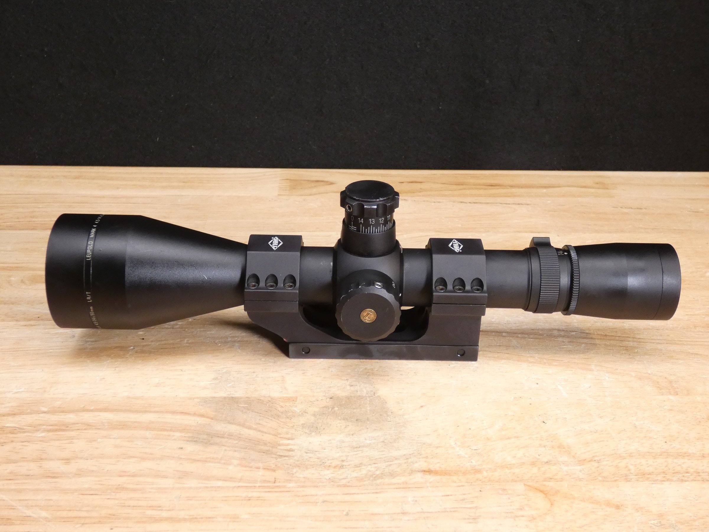 Leupold Mark 4 4.5-14x50 LR/T Rifle Scope - Yankee Hill Cantilever ...