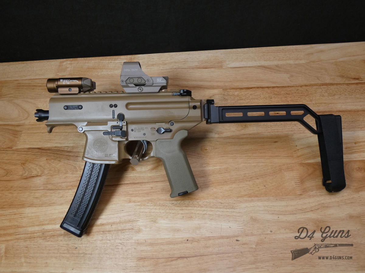 Sig Sauer MPX Copperhead - 9mm - Olight PL-3 & Holosun Optic - QDM ...