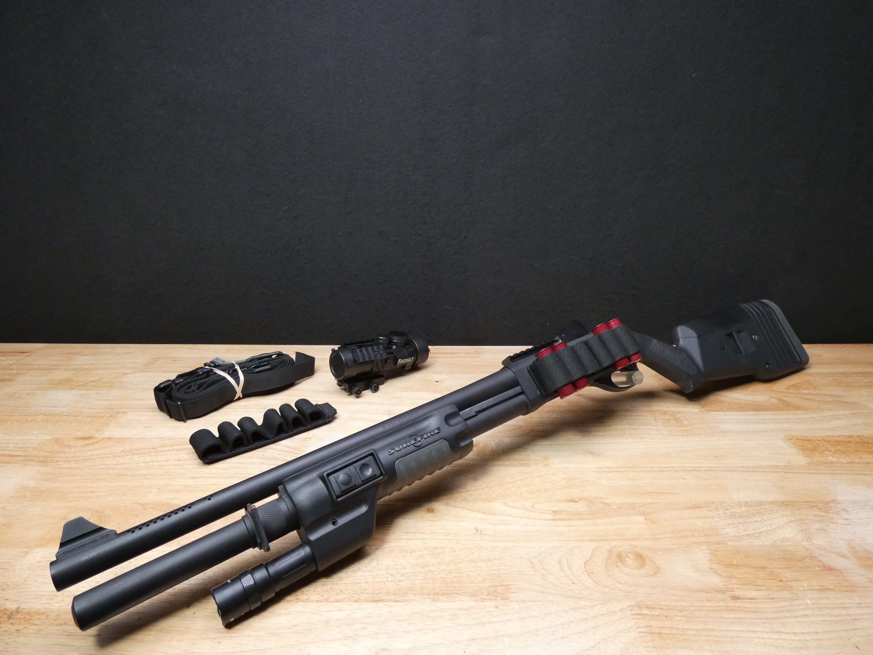 Vang Comp Remington 870 Police Magnum - 12 Gauge - w/ Surefire Forend ...