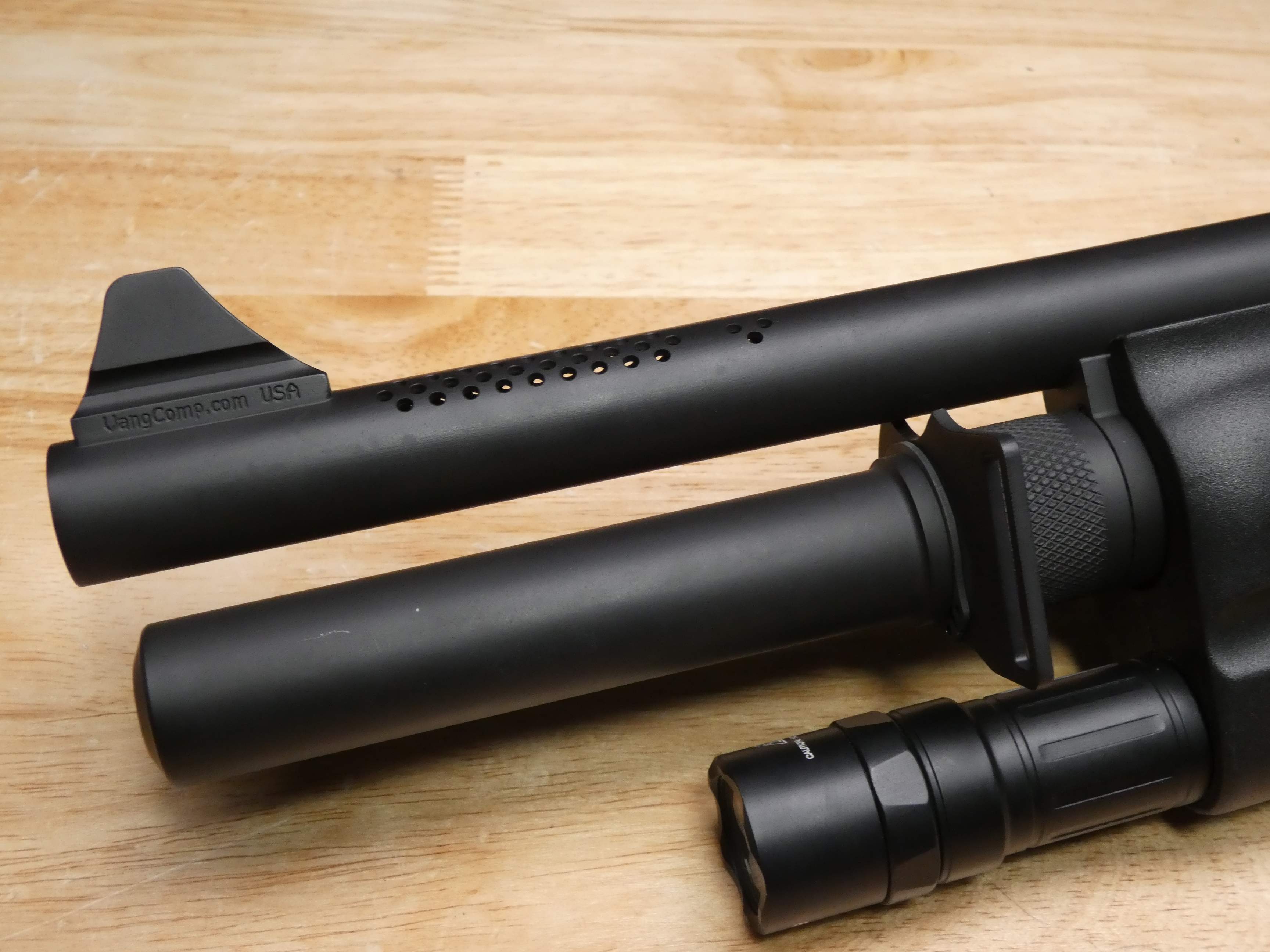 Vang Comp Remington 870 Police Magnum - 12 Gauge - w/ Surefire Forend ...