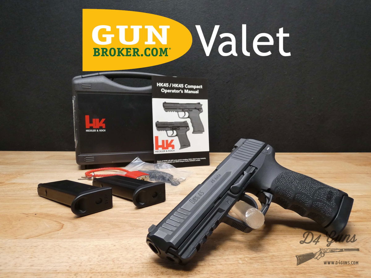 H&K HK45 V7 LEM - .45 ACP - HK 45 - Heckler & Koch - OG Case & More - C - Semi Auto Pistols at ...