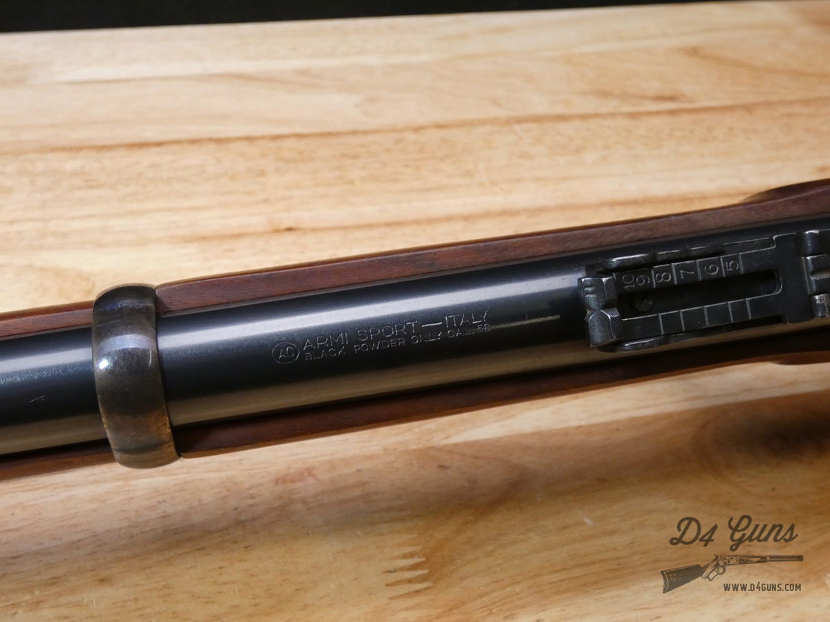 Armi Sport Enfield 1853 Percussion Rifle - .58 Cal - 3-Band w/ Bayonet - C - Black Powder Rifles ...