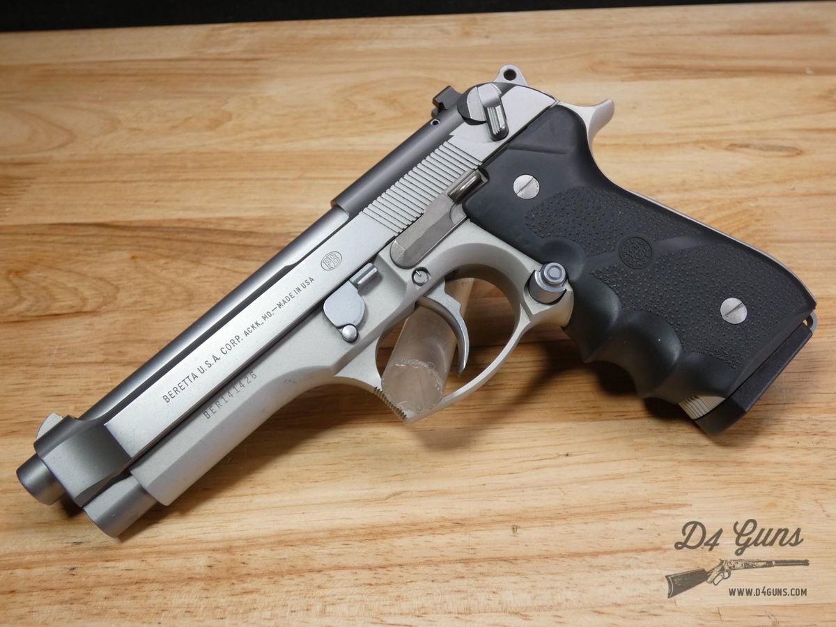 Beretta 92FS Inox - 9mm - MFG 1999 - M9 - 92 FS Stainless Tactical ...