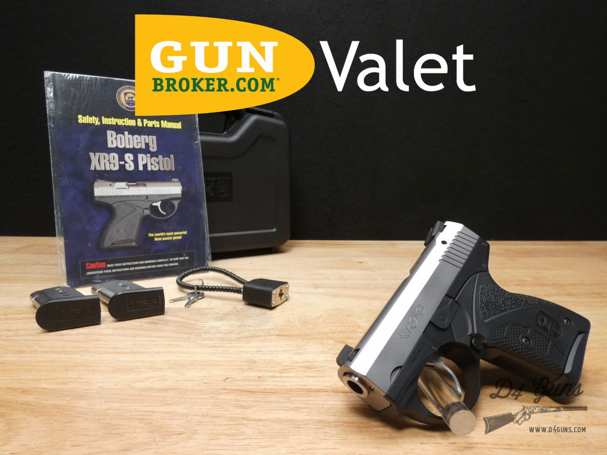 Boberg XR9-S - 9mm - XLNT w/ 3 Mags & More - XR9 Stainless Bullpup Semi ...