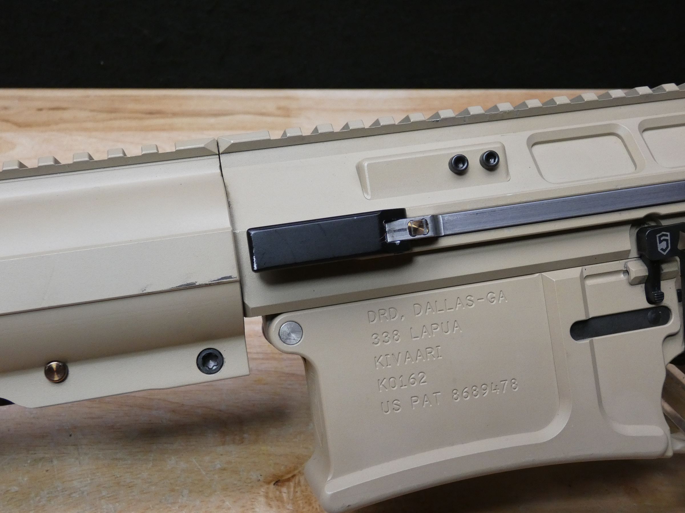 DRD Tactical Kivaari FDE - .338 Lapua Magnum - Takedown Side Charger ...