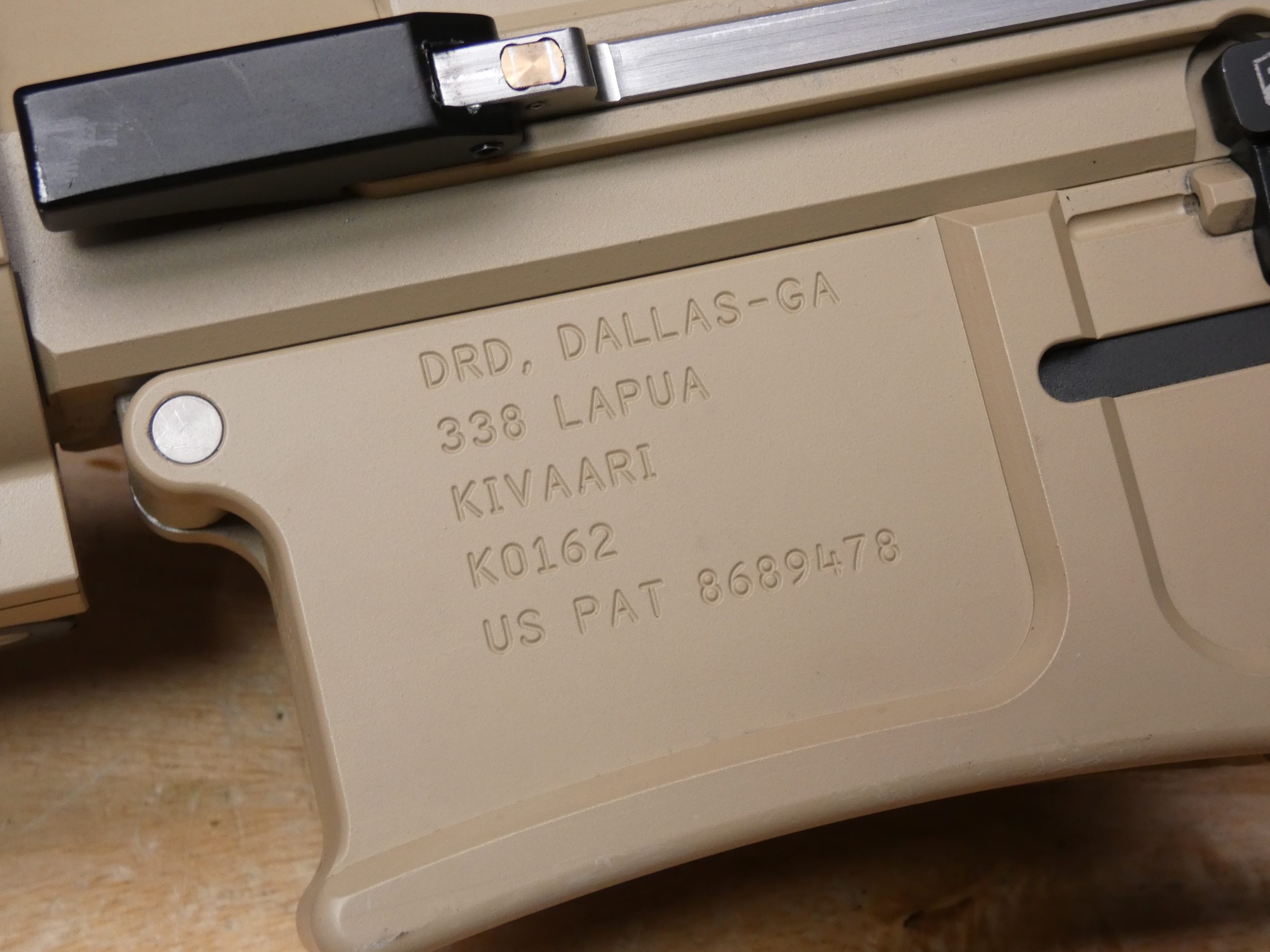 DRD Tactical Kivaari FDE - .338 Lapua Magnum - Takedown Side Charger ...