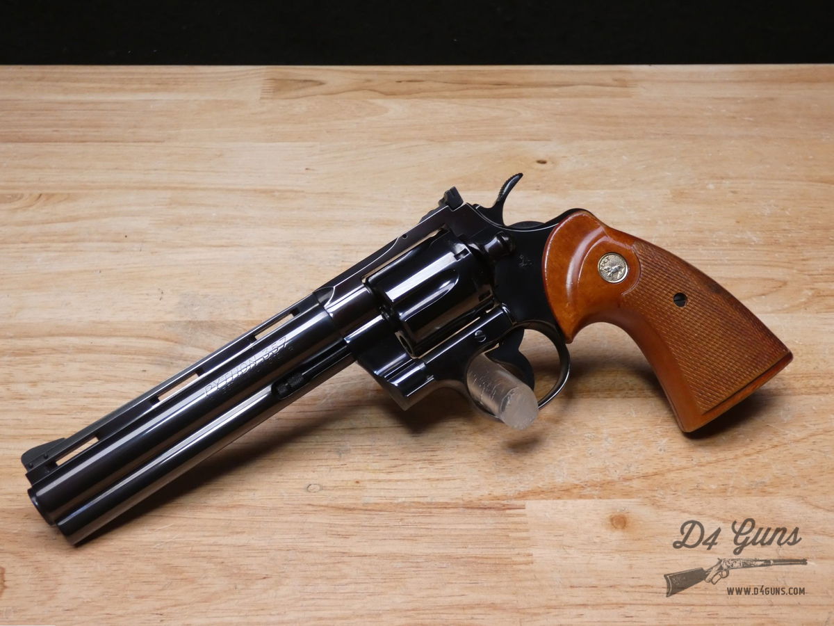 Colt Python - .357 Mag - MFG 1967 - 6IN - XLNT w/ Box & MORE - Snake ...