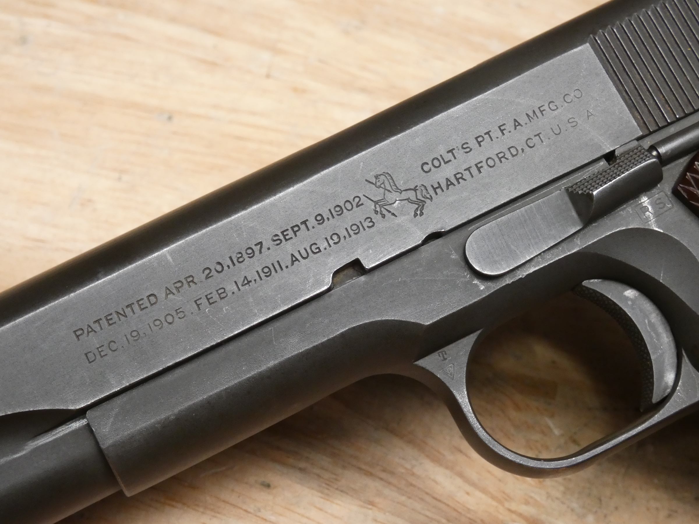 Colt M1911A1 US Army Property - .45 ACP - Robert Sears Proofed - 1941 ...