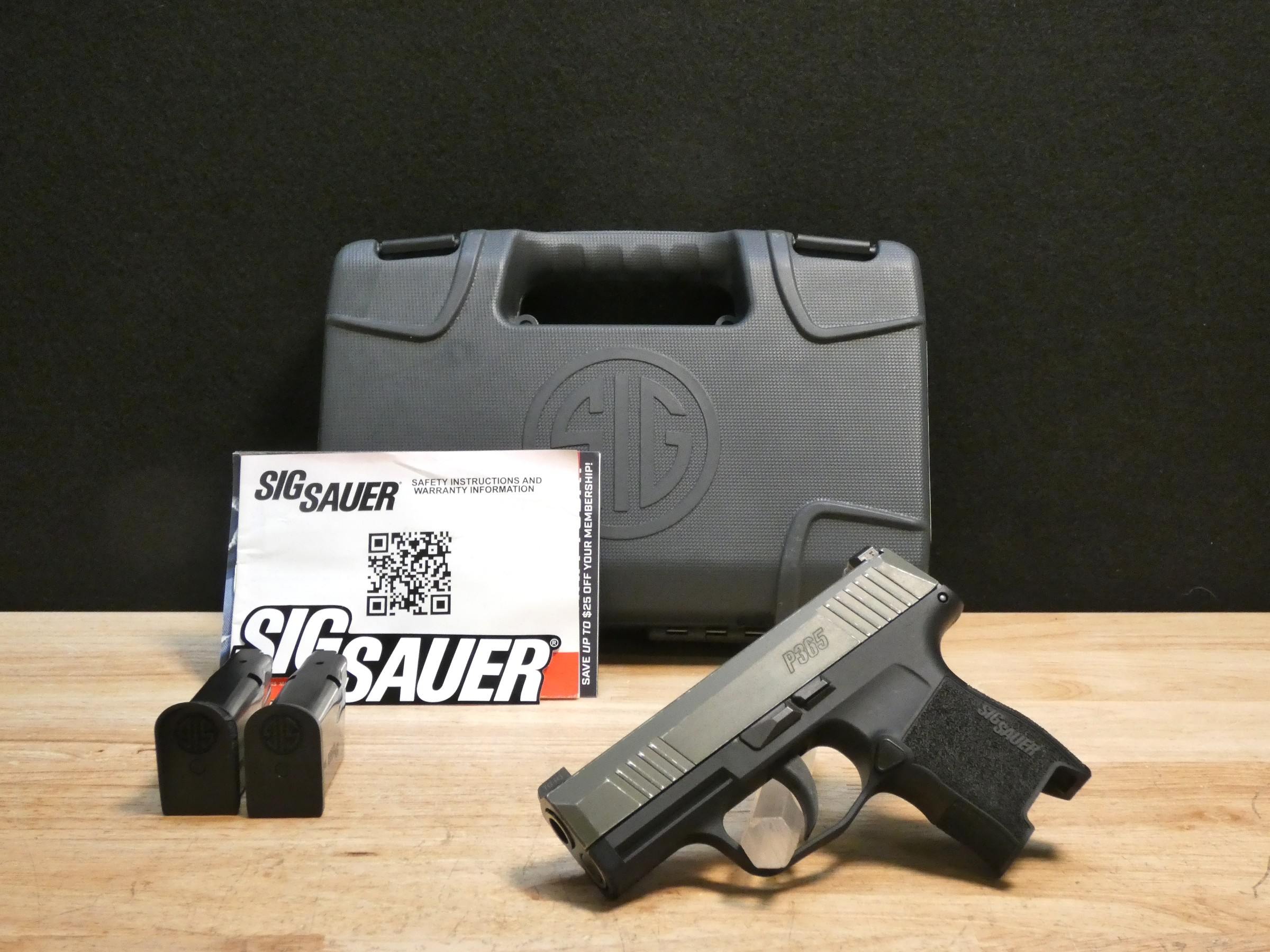 Sig Sauer P365 - 9mm - Distressed OD Green - CCW - 365 w/ OG Case ...