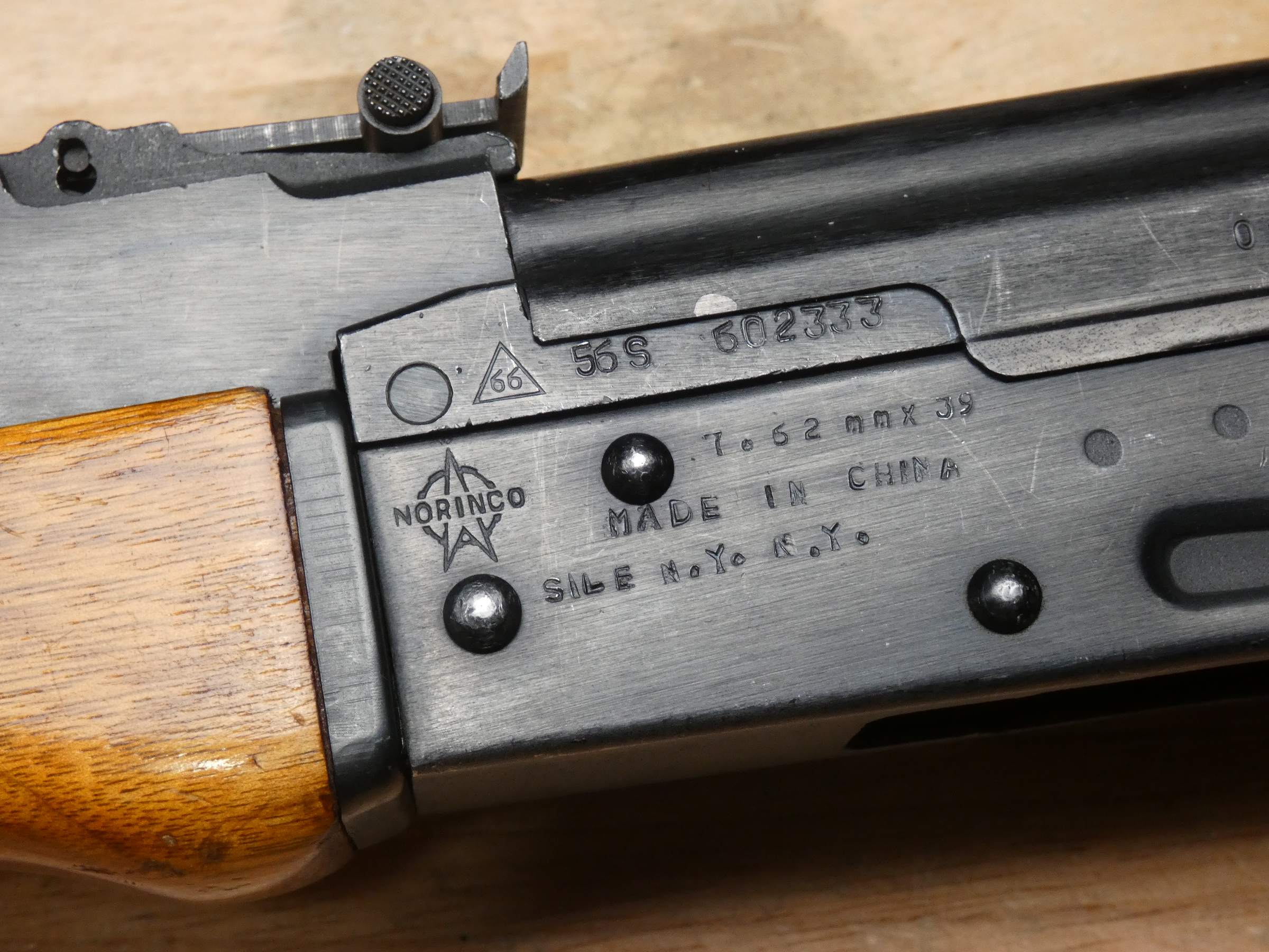 Norinco Model 56S - 7.62x39 - Chinese AK-47 56-S - Triangle 66 - C ...