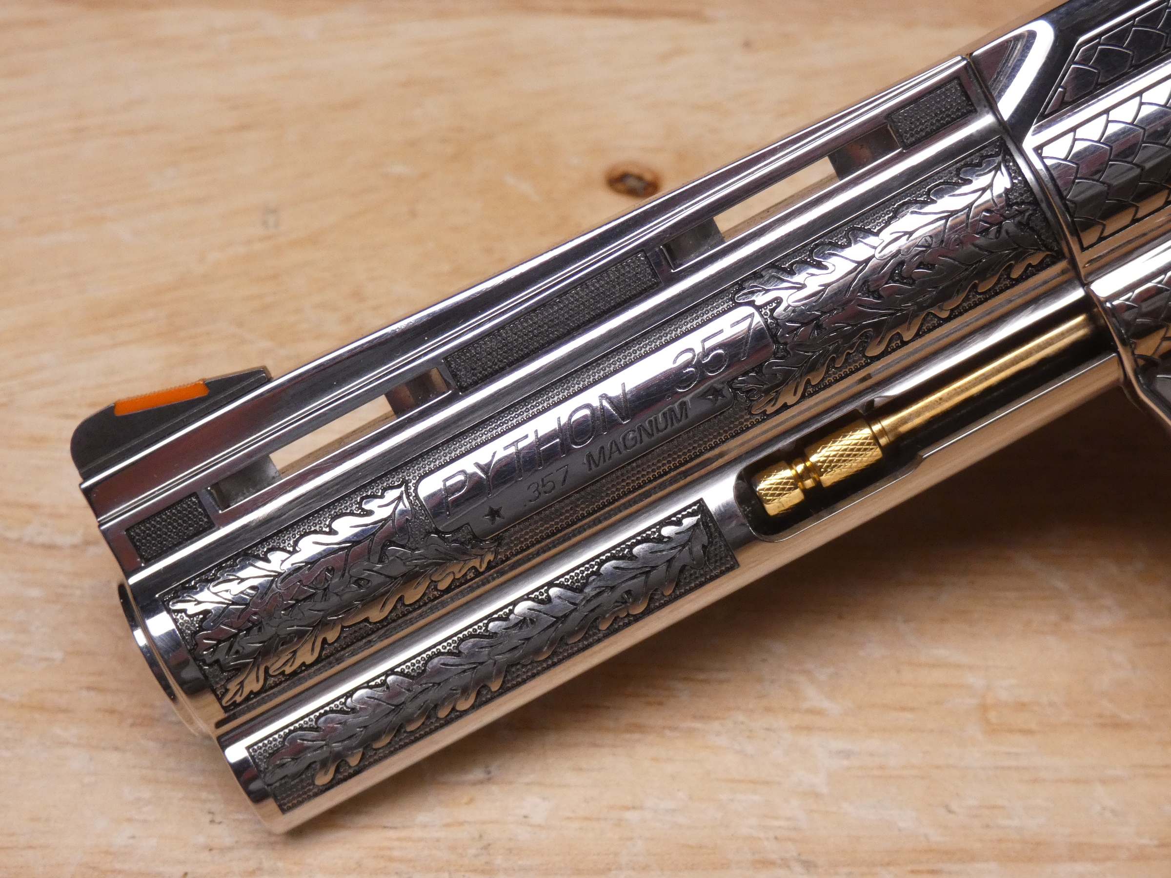 Colt Python 24K Gold Engraved - .357 Mag - Seattle Engraving Center - C ...
