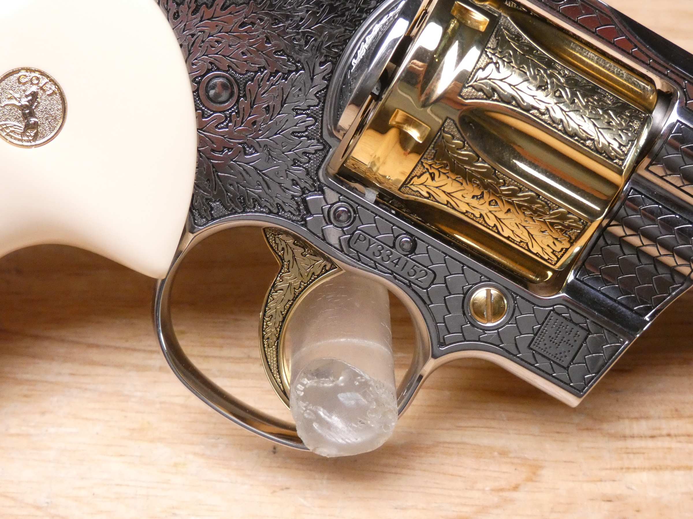 Colt Python 24K Gold Engraved - .357 Mag - Seattle Engraving Center - C ...