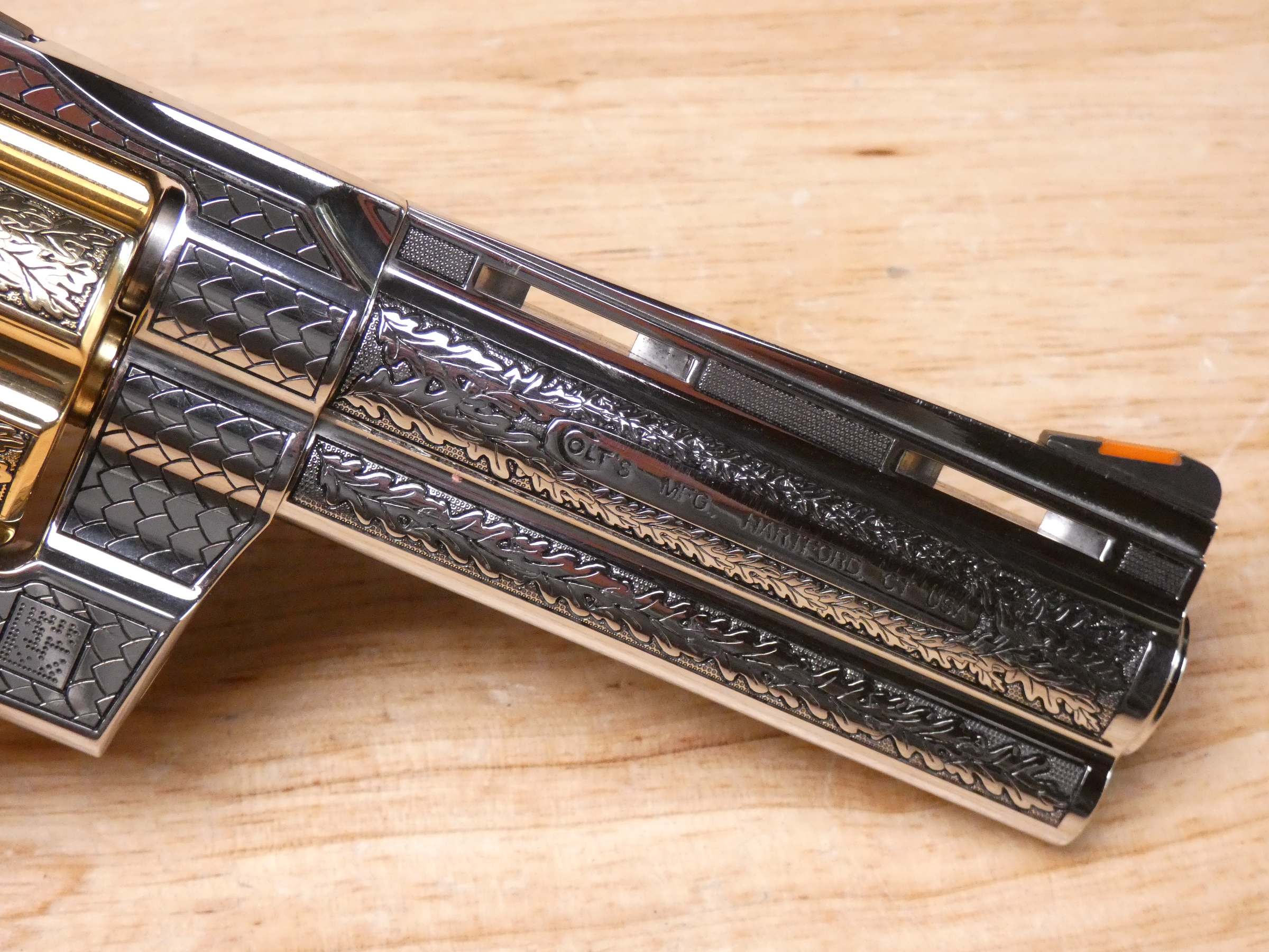 Colt Python 24K Gold Engraved - .357 Mag - Seattle Engraving Center - C ...