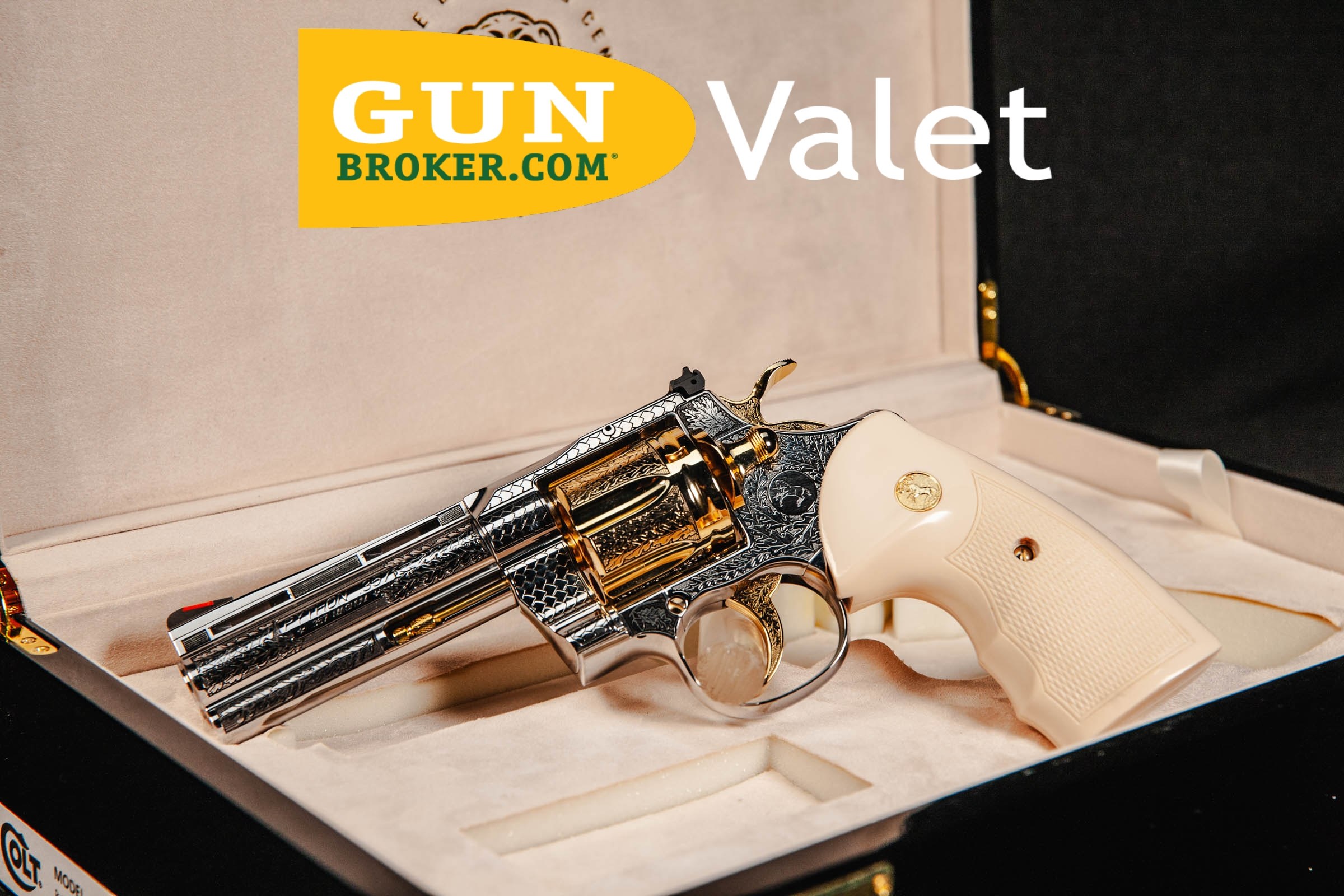 Colt Python 24K Gold Engraved - .357 Mag - Seattle Engraving Center - C ...