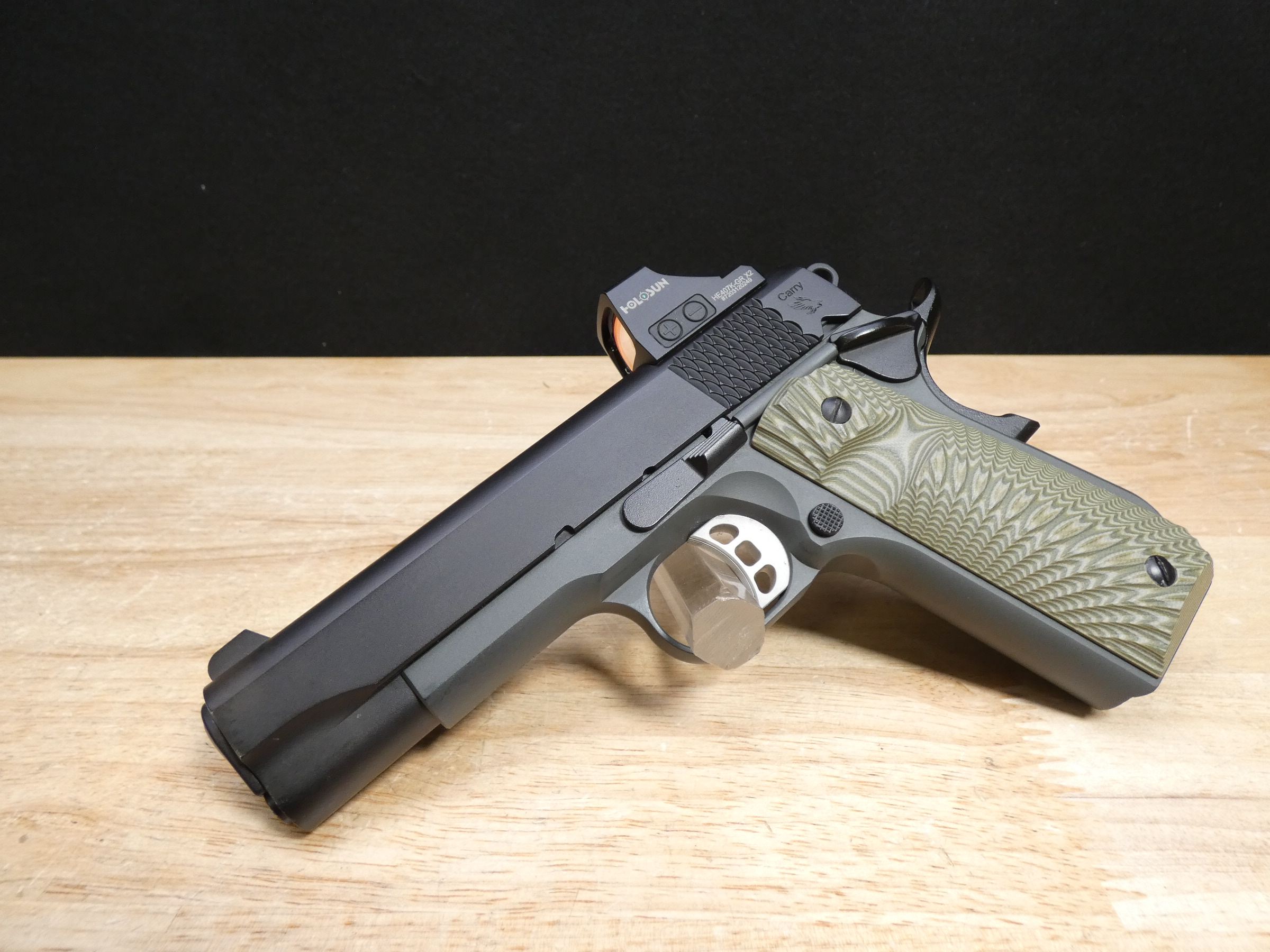 Tisas 1911 Carry B45BA - .45 ACP - Case + Holosun 407K - M1911 - CCW ...