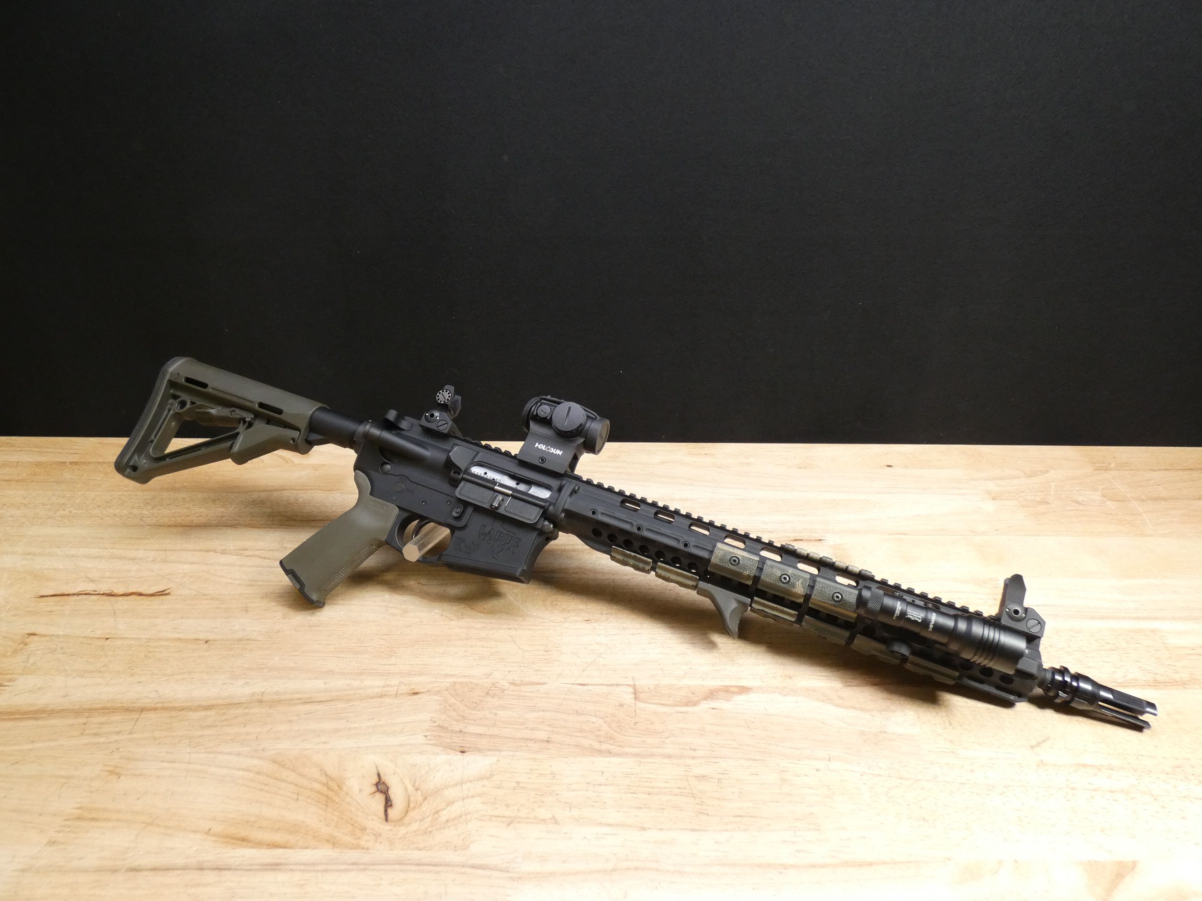 Larue Tactical OBR PredatAR Lite - 5.56 NATO - w/ Holosun & Streamlight ...