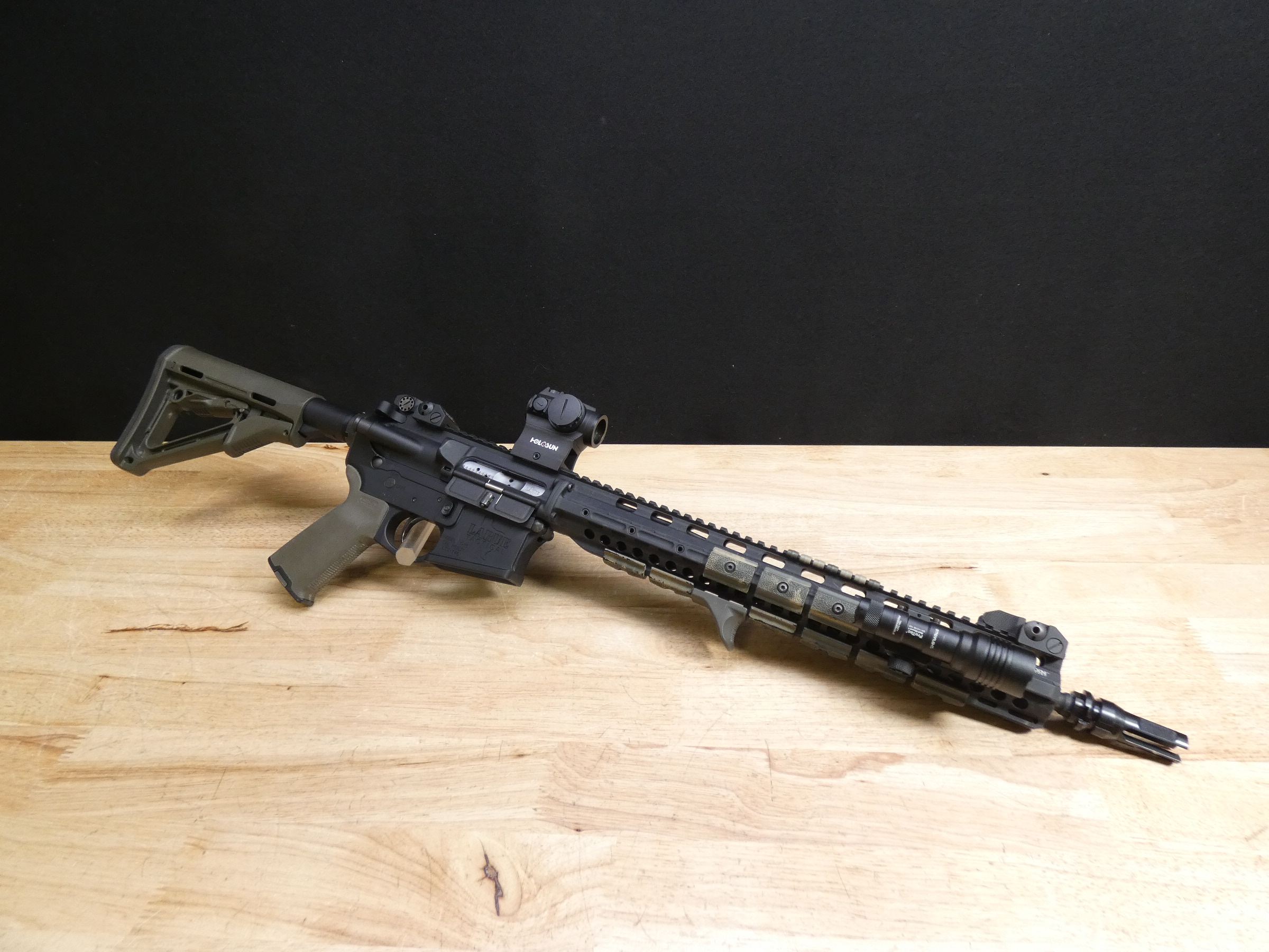 Larue Tactical OBR PredatAR Lite - 5.56 NATO - w/ Holosun & Streamlight ...