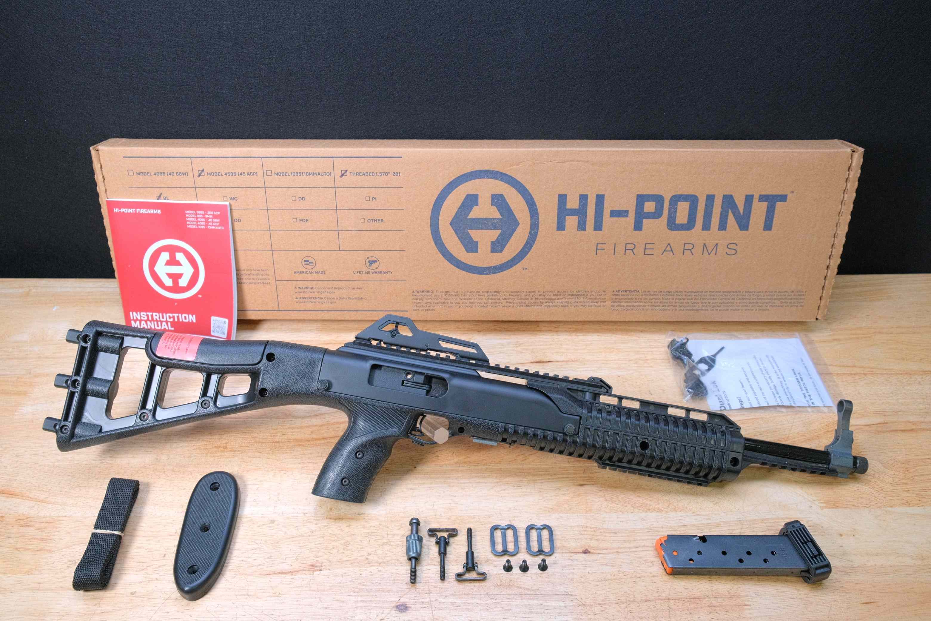 Hi-Point 4595TS - .45 ACP - HiPoint Carbine - Budget PCC - w/ Mag ...