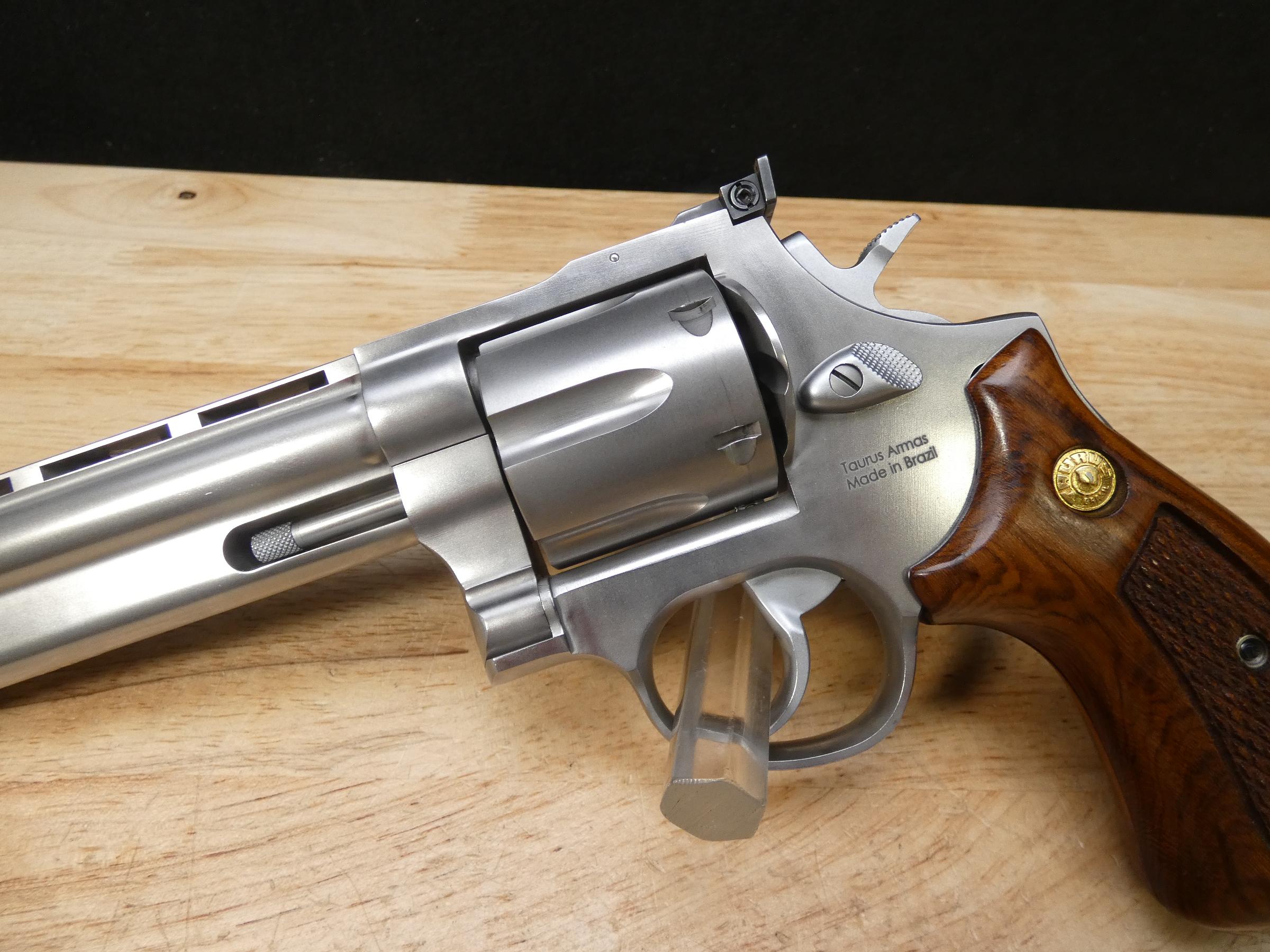 Taurus Model 44 - .44 Mag - Ported Barrel - Satin Stainless - Six-Shot ...
