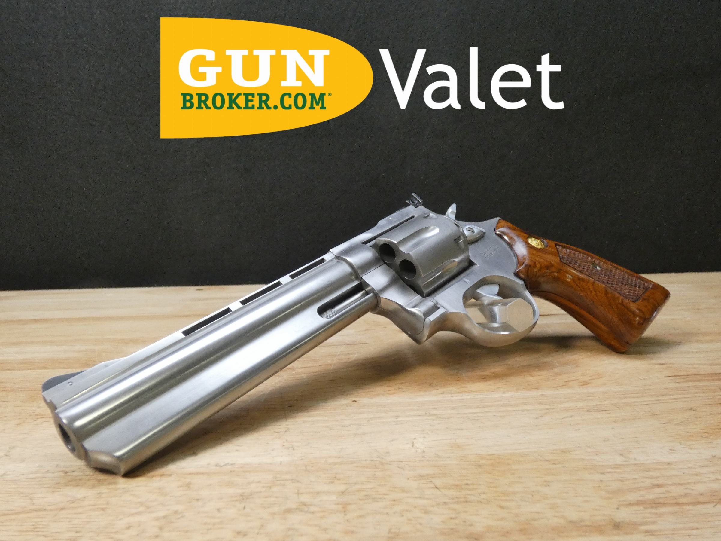 Taurus Model 44 - .44 Mag - Ported Barrel - Satin Stainless - Six-Shot ...