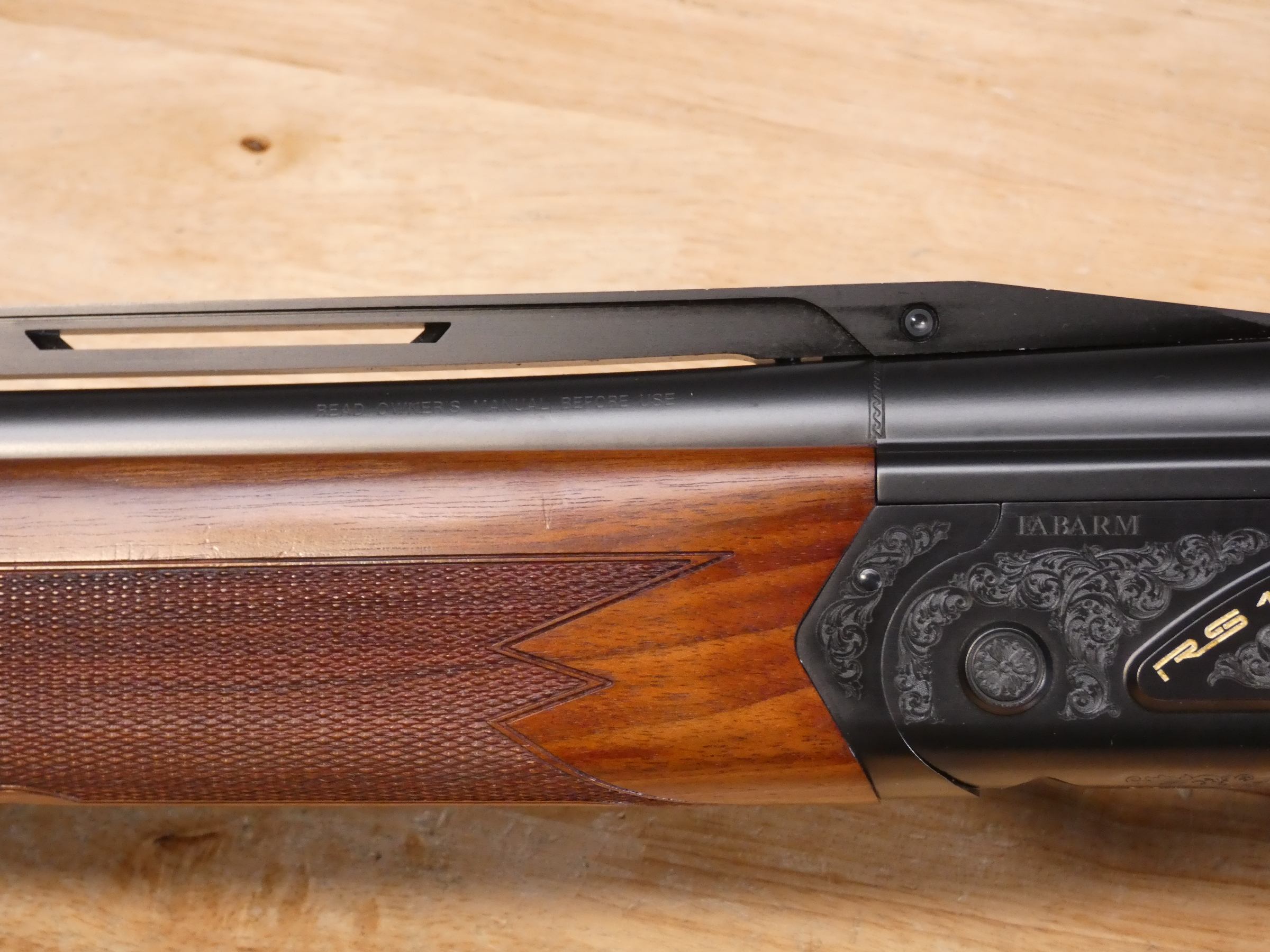 Fabarm Axis RS12 - 12 Gauge - Tribore HP - Turkish Walnut - Engraved ...