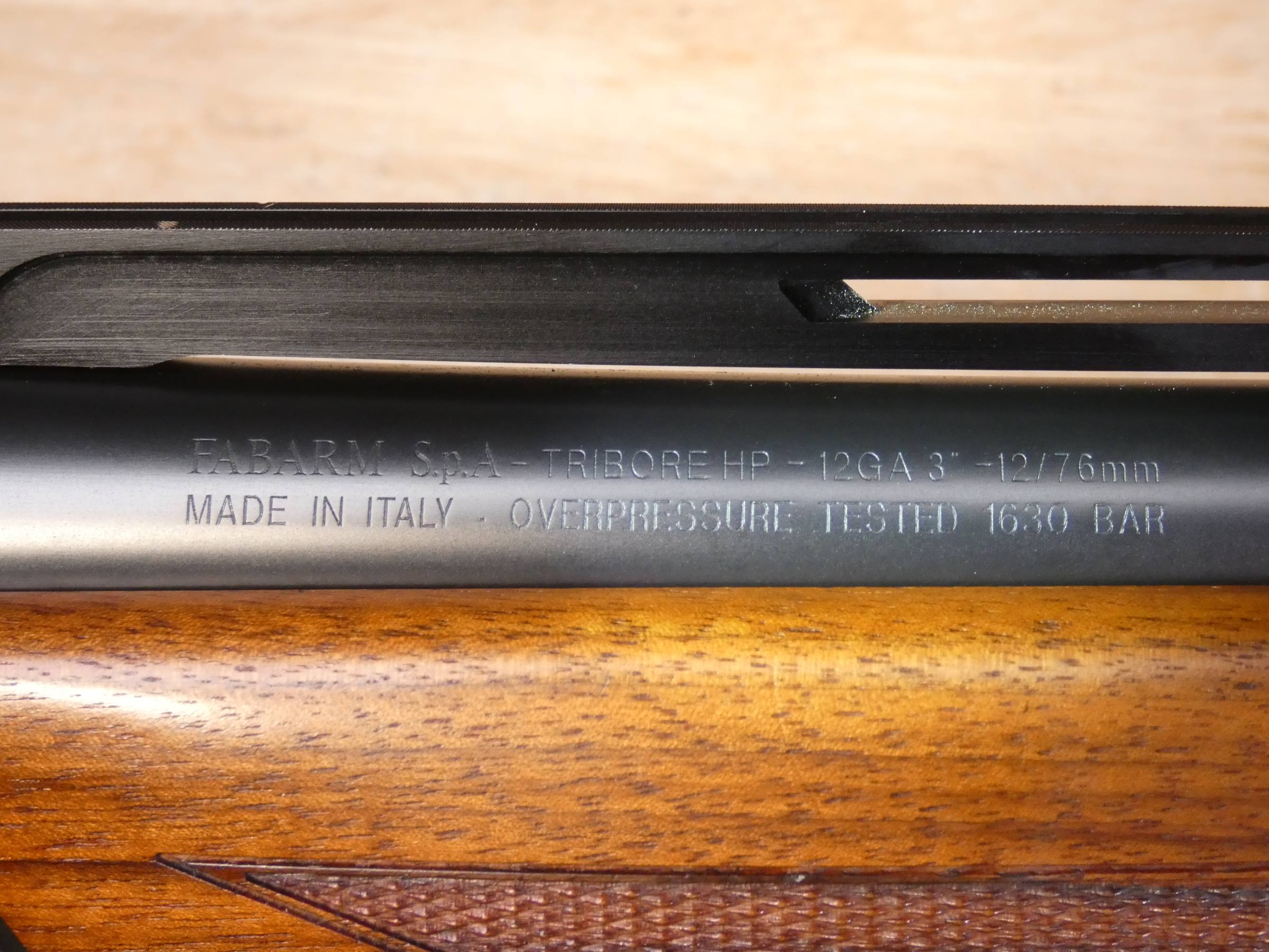 Fabarm Axis RS12 - 12 Gauge - Tribore HP - Turkish Walnut - Engraved ...
